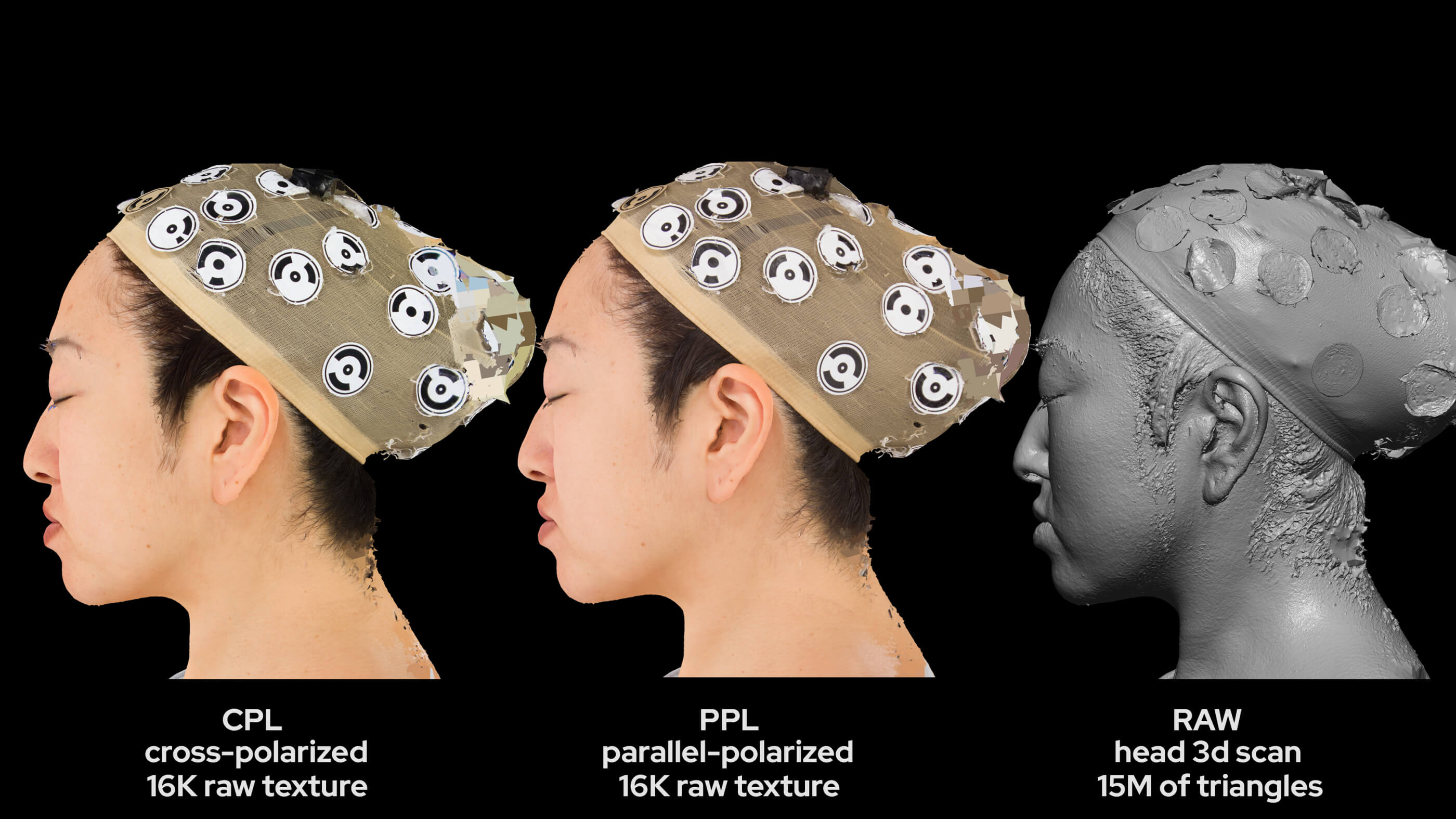 Asian Female 30S Head Scan 048 - 3D Model by deep3dstudio