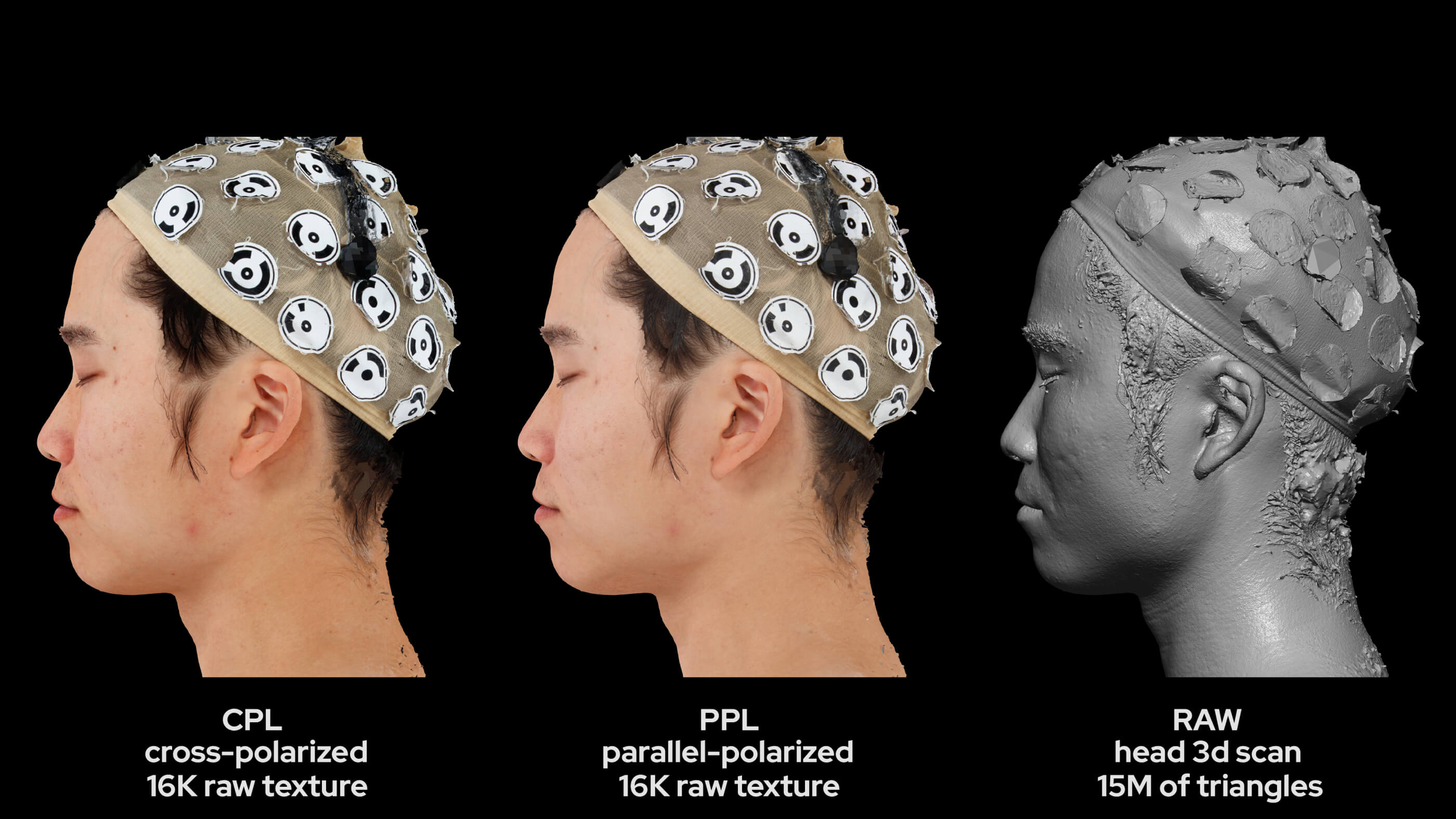 Asian Male 20S Head Scan 038 - 3D Model by deep3dstudio