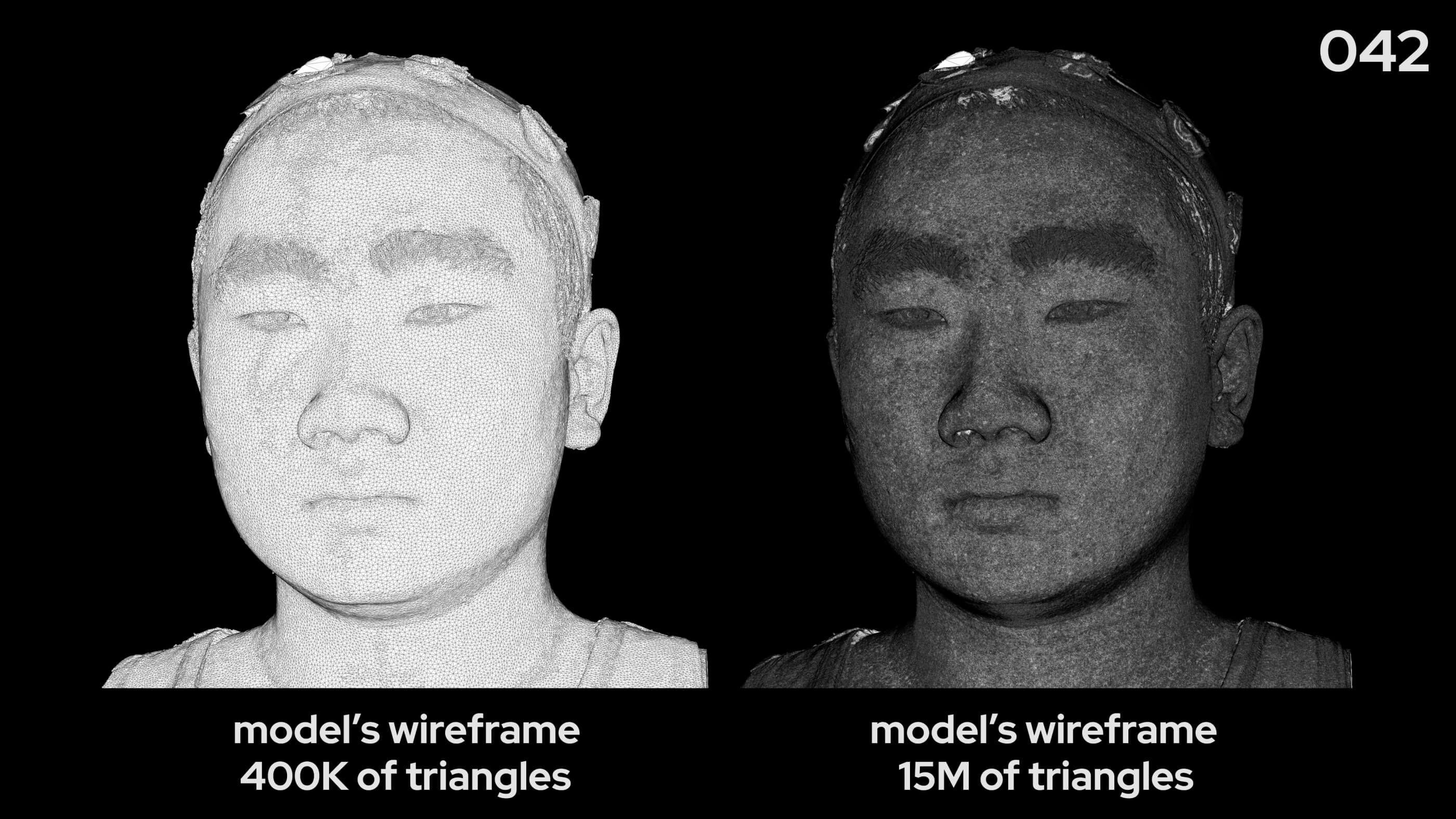 Asian Male 20S Head Scan 042 - 3D Model by deep3dstudio