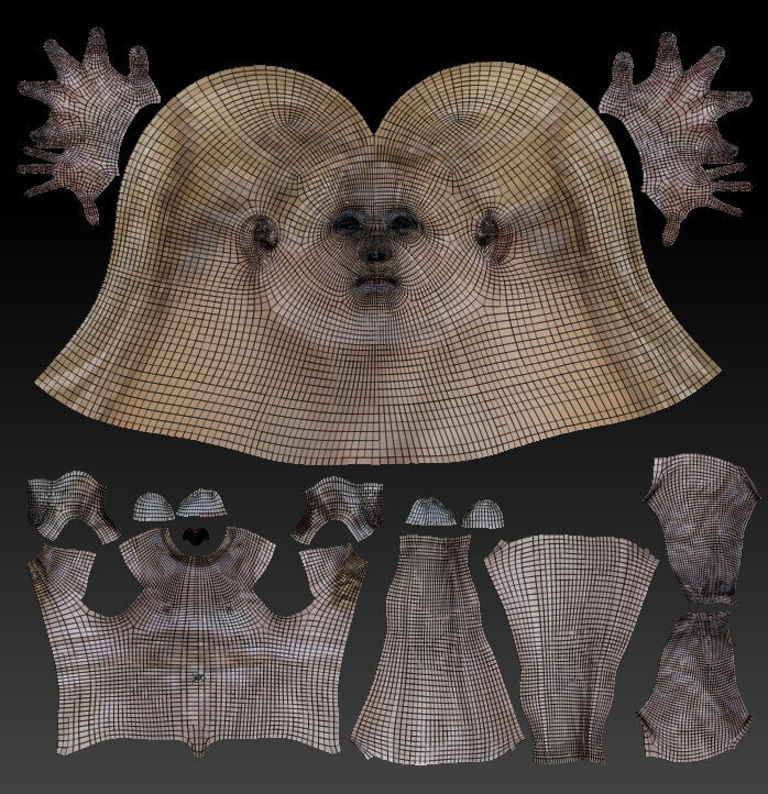 Attractive Young Woman Ready For Animation 320 - 3D Model by deep3dstudio