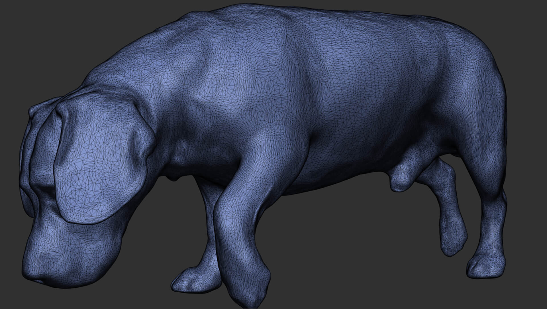 Beagle dog 40 - 3D Model by deep3dstudio