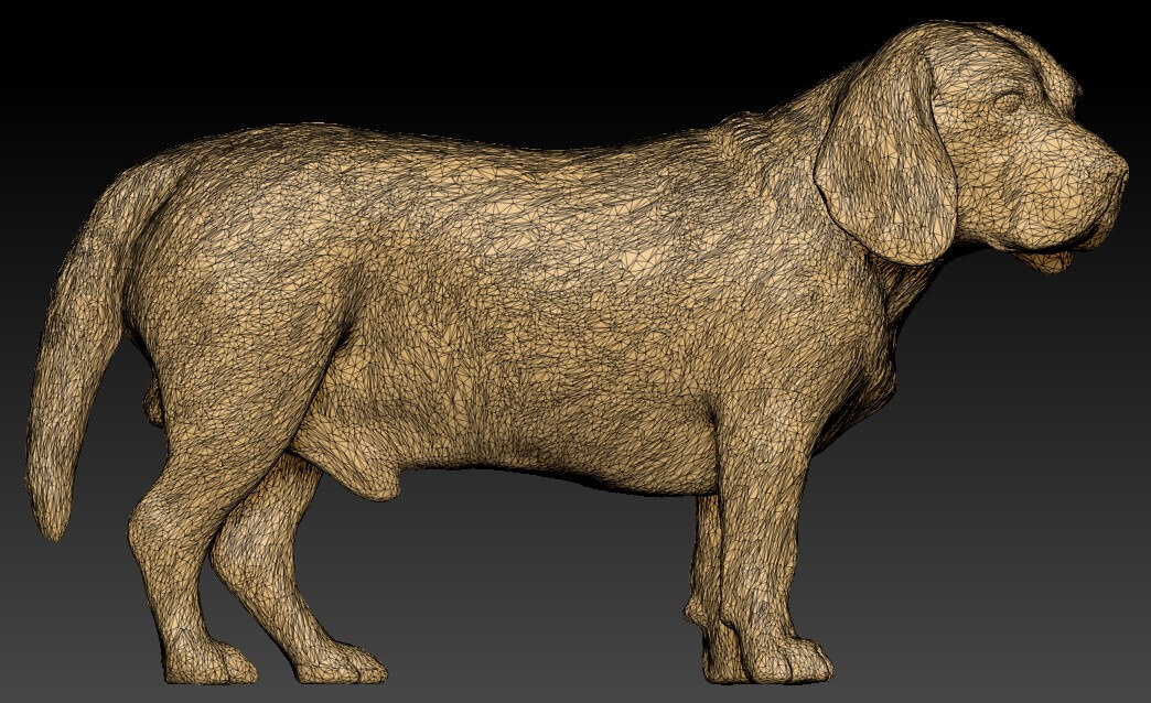 Beagle Dog 09 - 3D Model by deep3dstudio