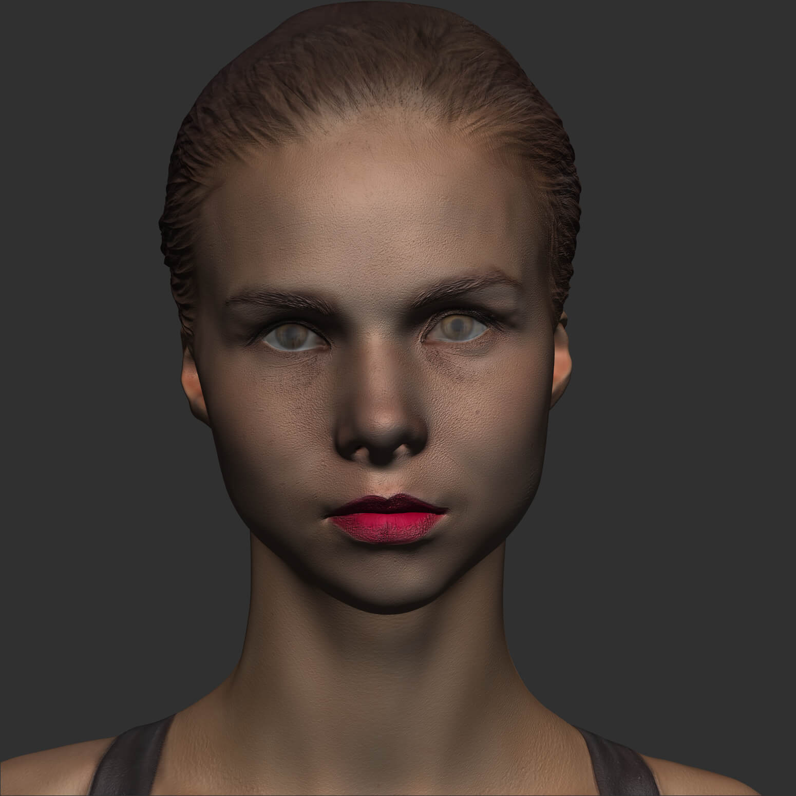 Beautiful Sporty Woman Ready for Animation 450 - 3D Model by deep3dstudio