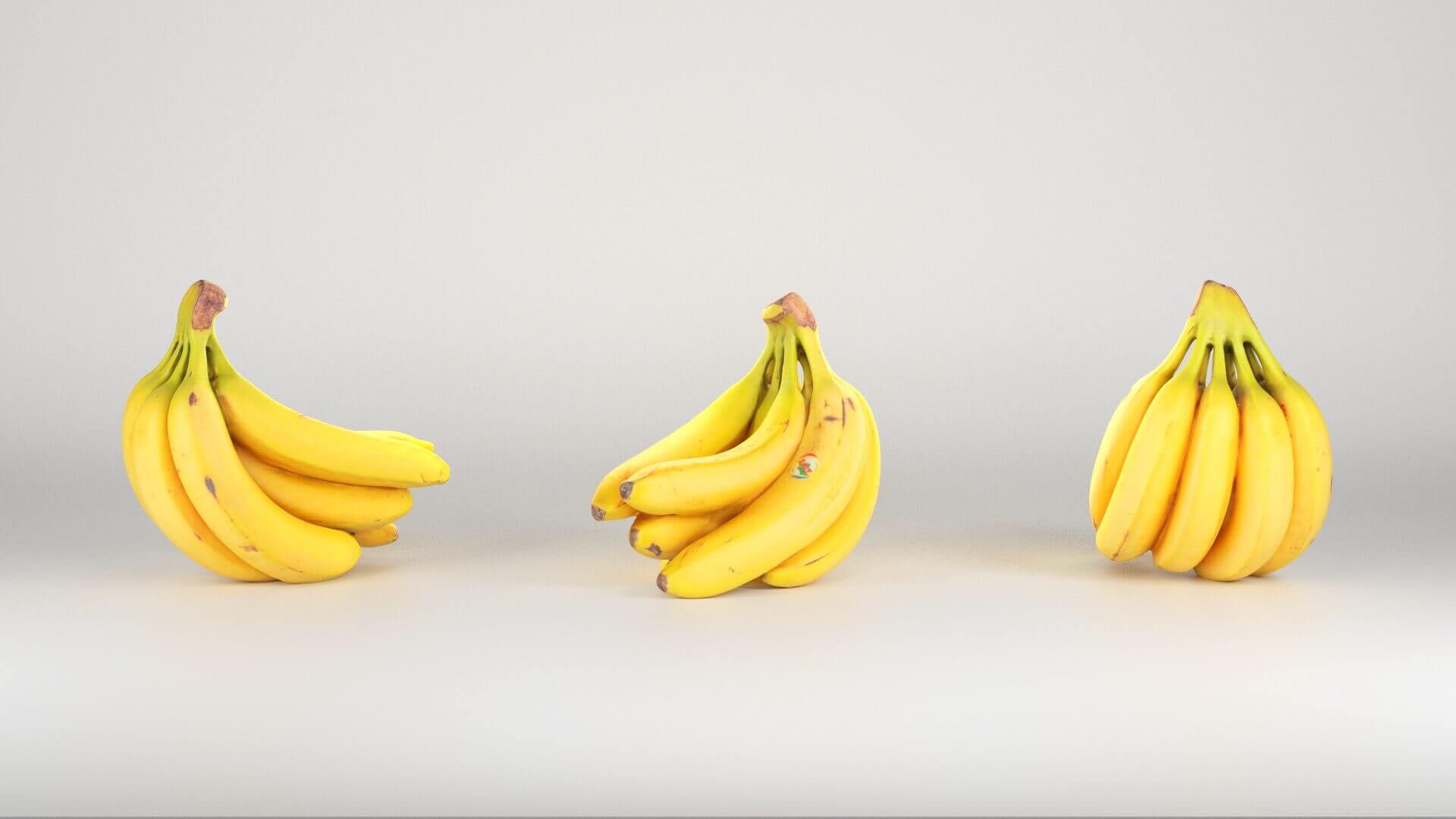 Bunch of Bananas 32 - 3D Model by deep3dstudio