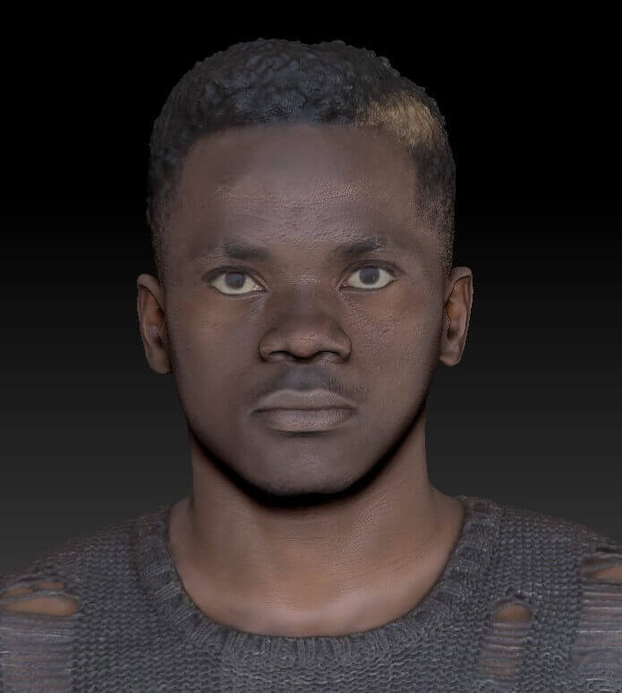 Casual African-American Man Ready For Animation 300 3D Model by ...