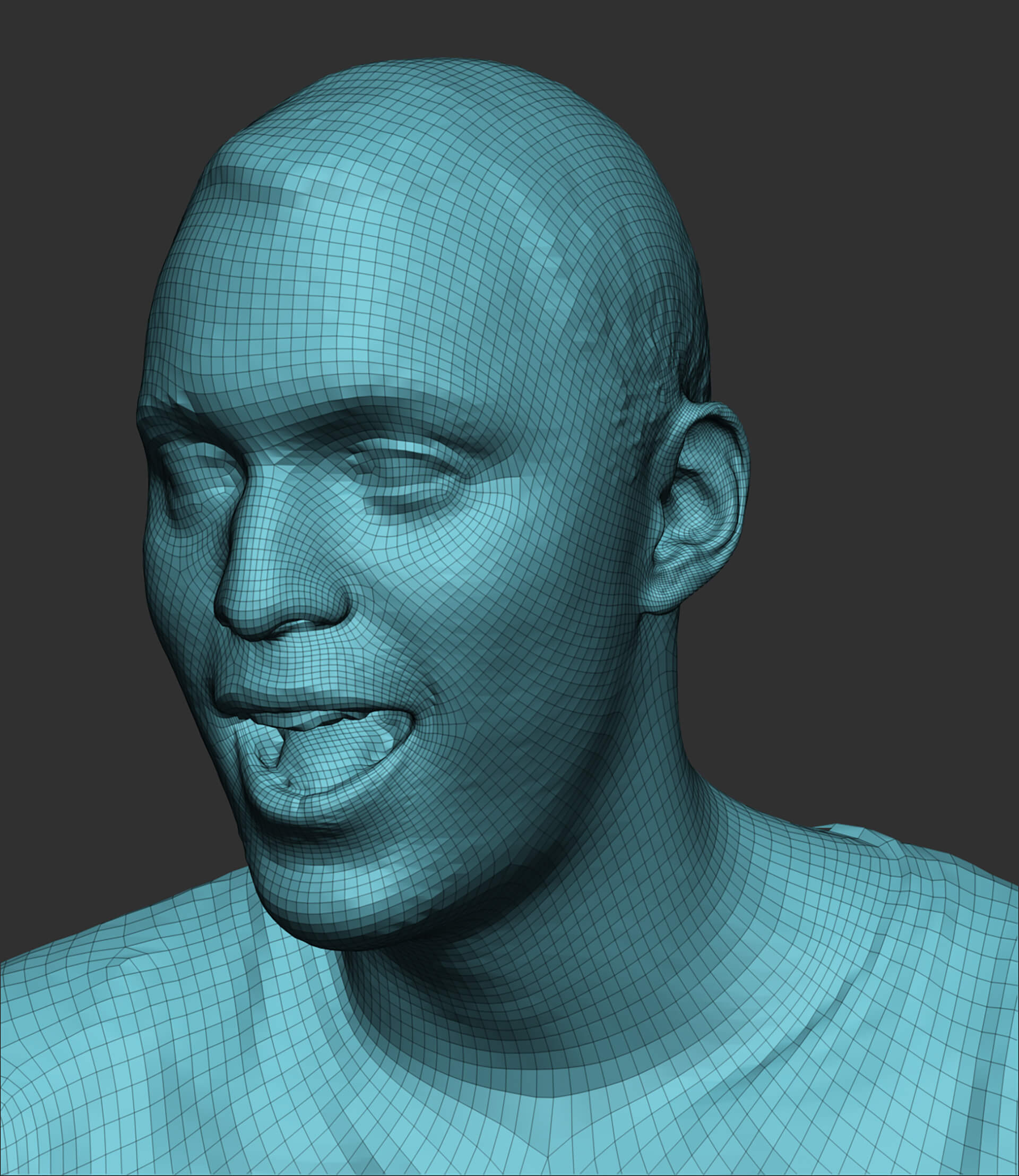 Emotional Young Man Sitting 410 - 3D Model by deep3dstudio