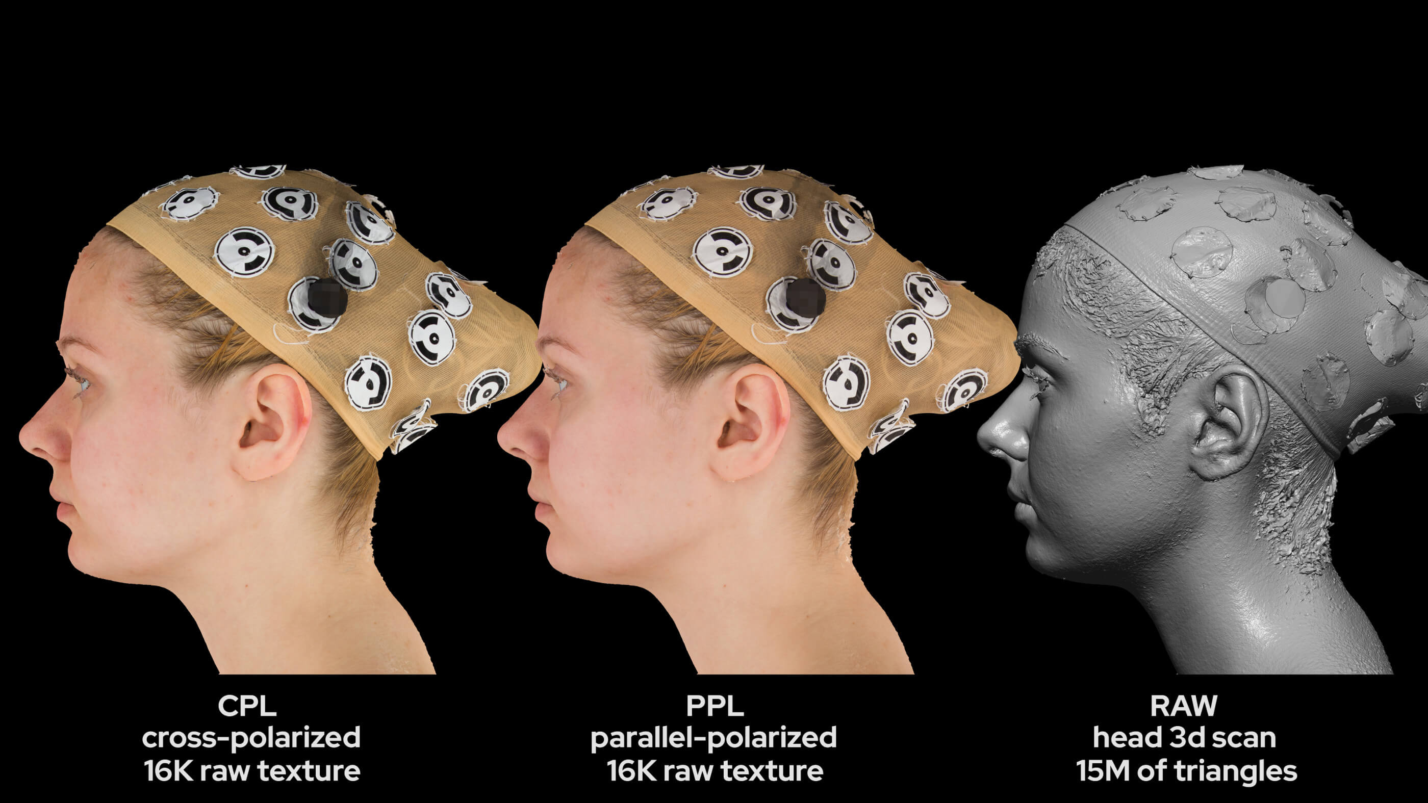 European Female 20S Head Scan 003 - 3D Model by deep3dstudio