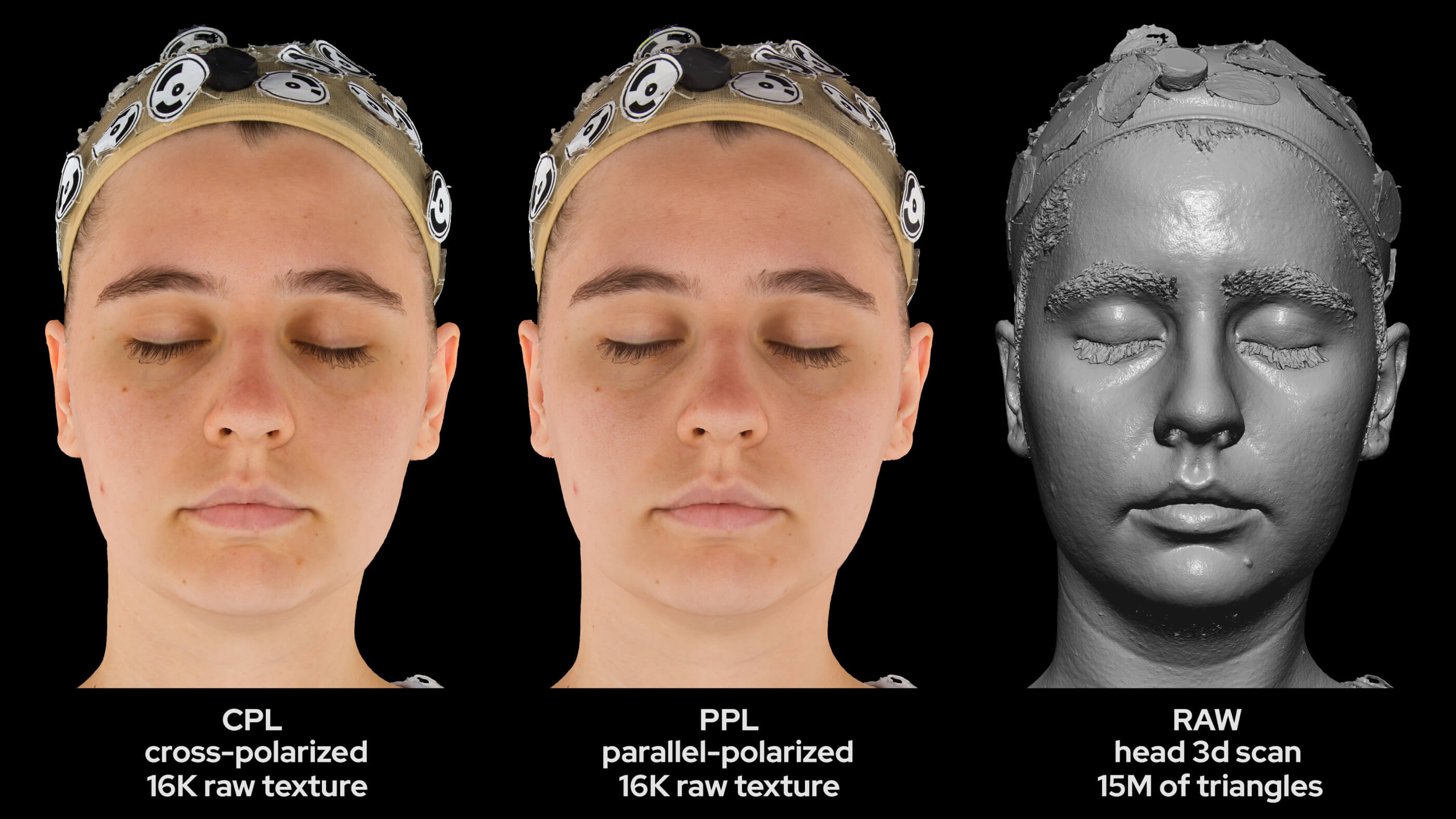 European Female 20S Head Scan 007 - 3D Model by deep3dstudio