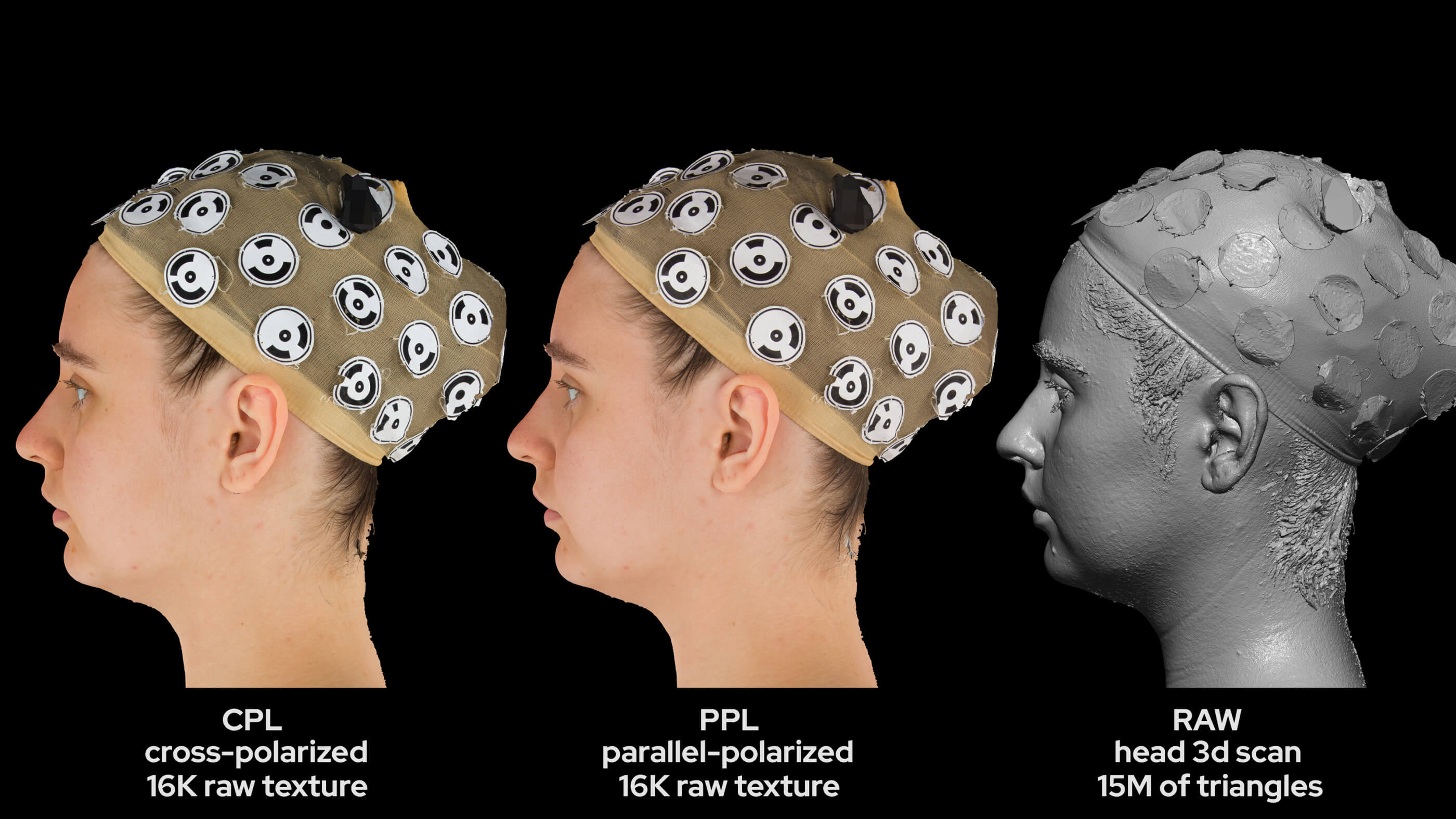 European Female 20S Head Scan 007 - 3D Model by deep3dstudio