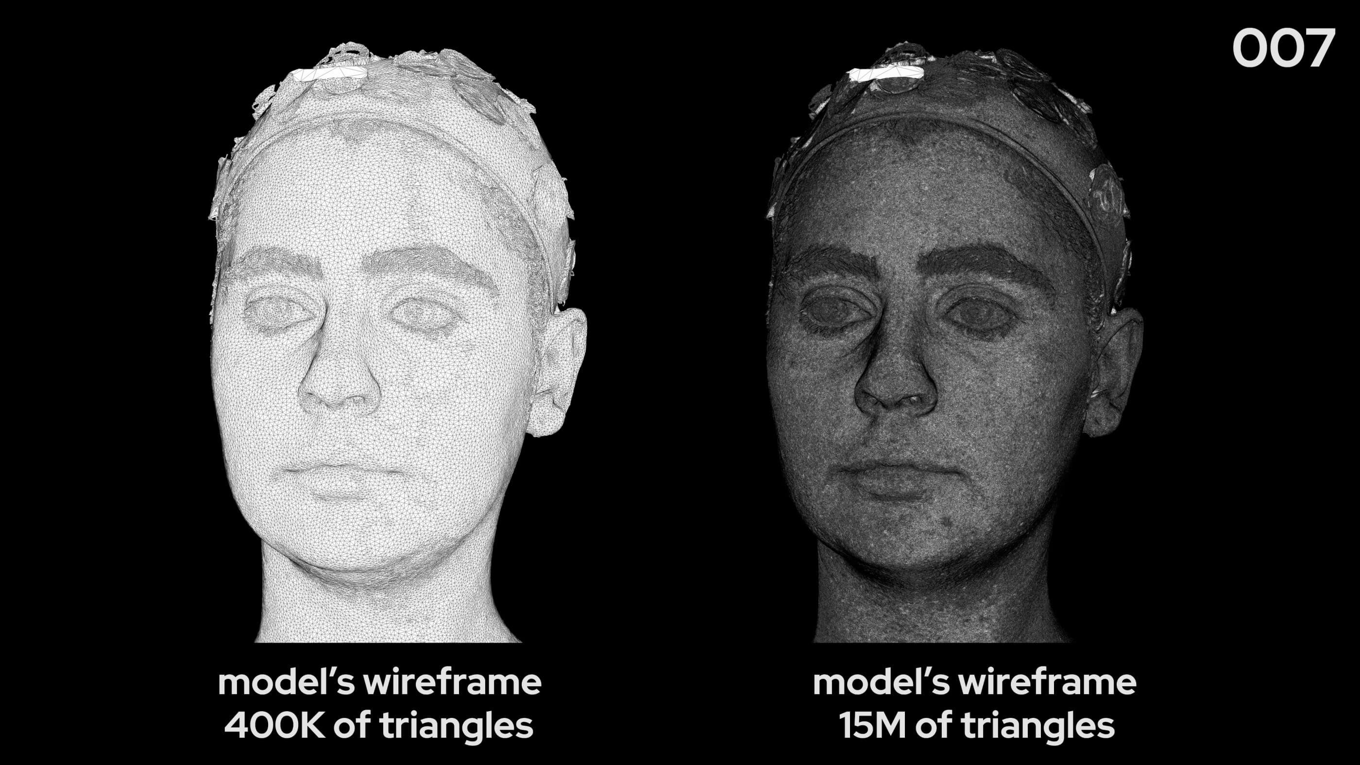 European Female 20S Head Scan 007 - 3D Model by deep3dstudio