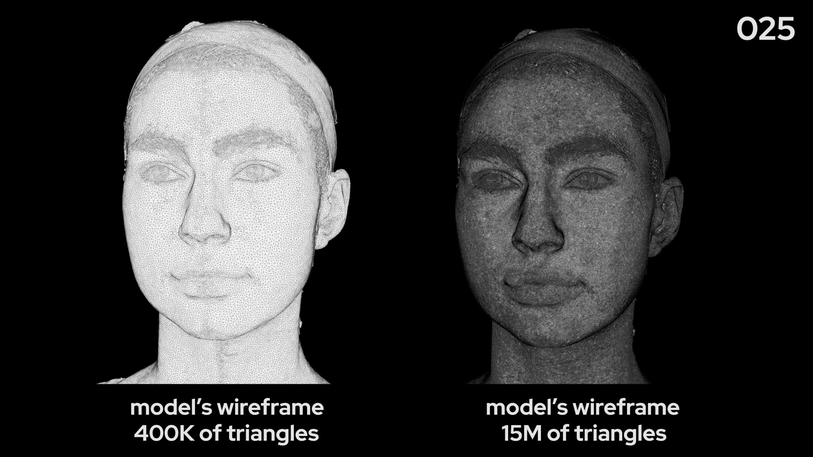 European Female 20S Head Scan 025 - 3D Model by deep3dstudio