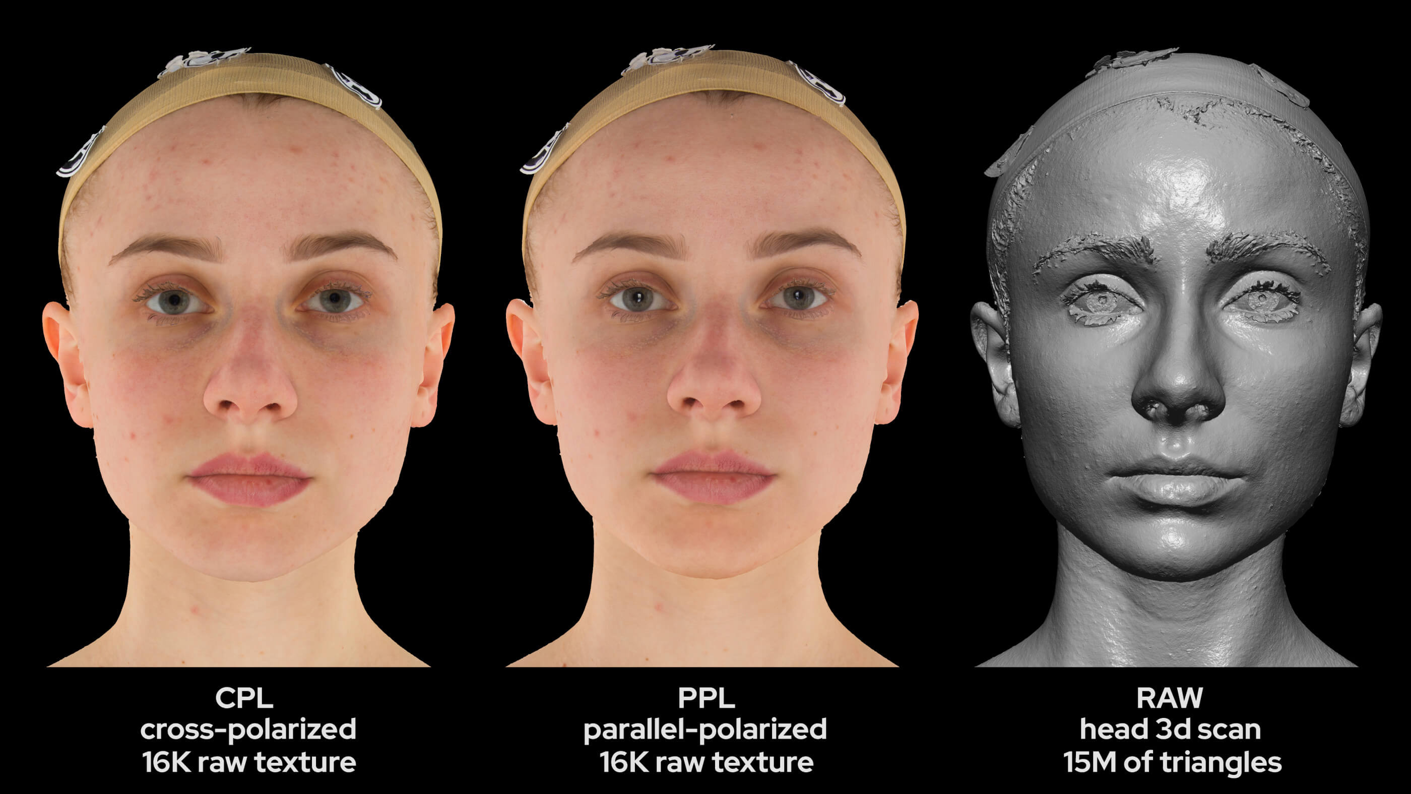 European Female 20S Head Scan 028 - 3D Model by deep3dstudio