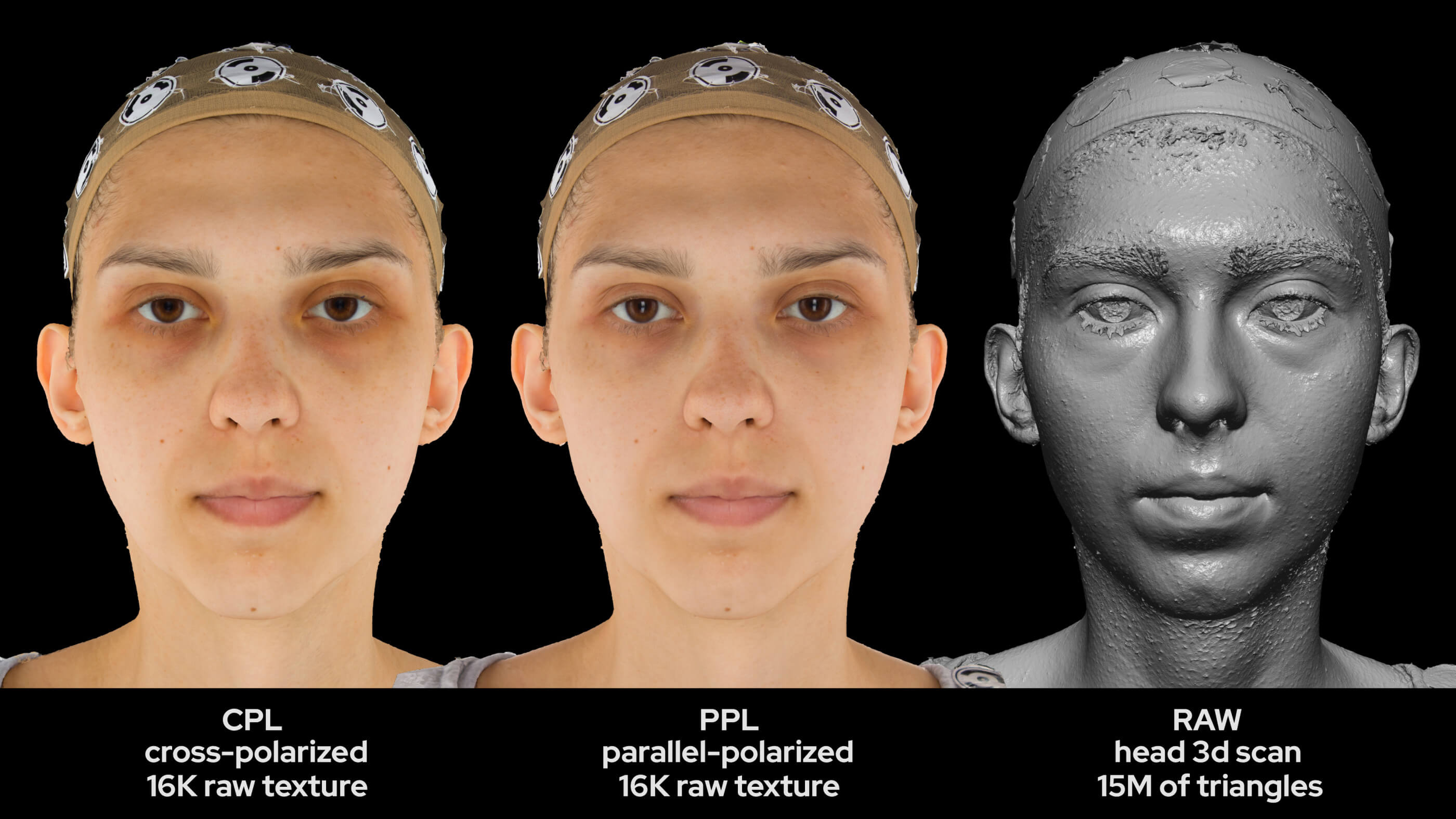 European Female 30S Head Scan 005 - 3D Model by deep3dstudio