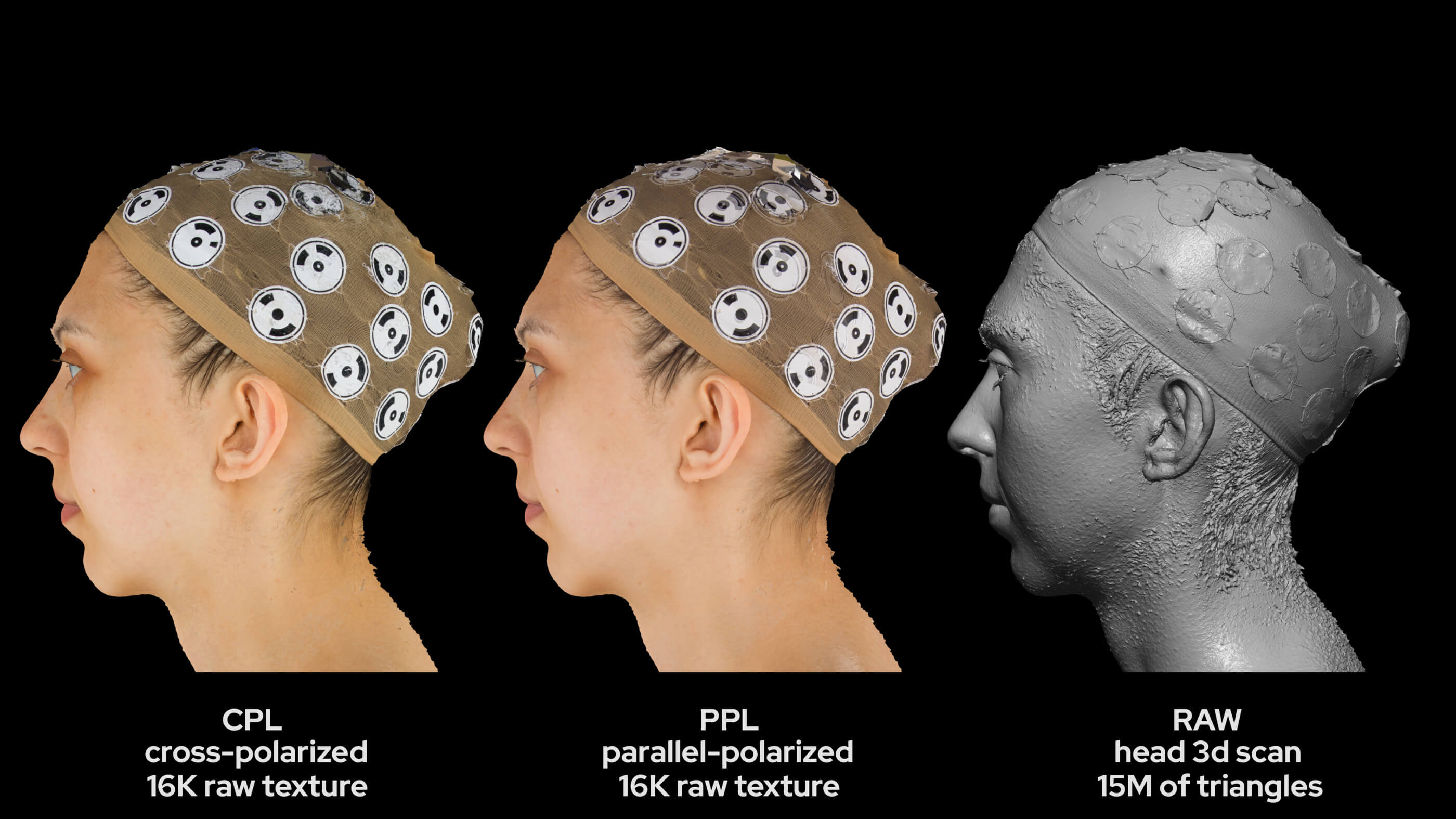 European Female 30S Head Scan 005 - 3D Model by deep3dstudio