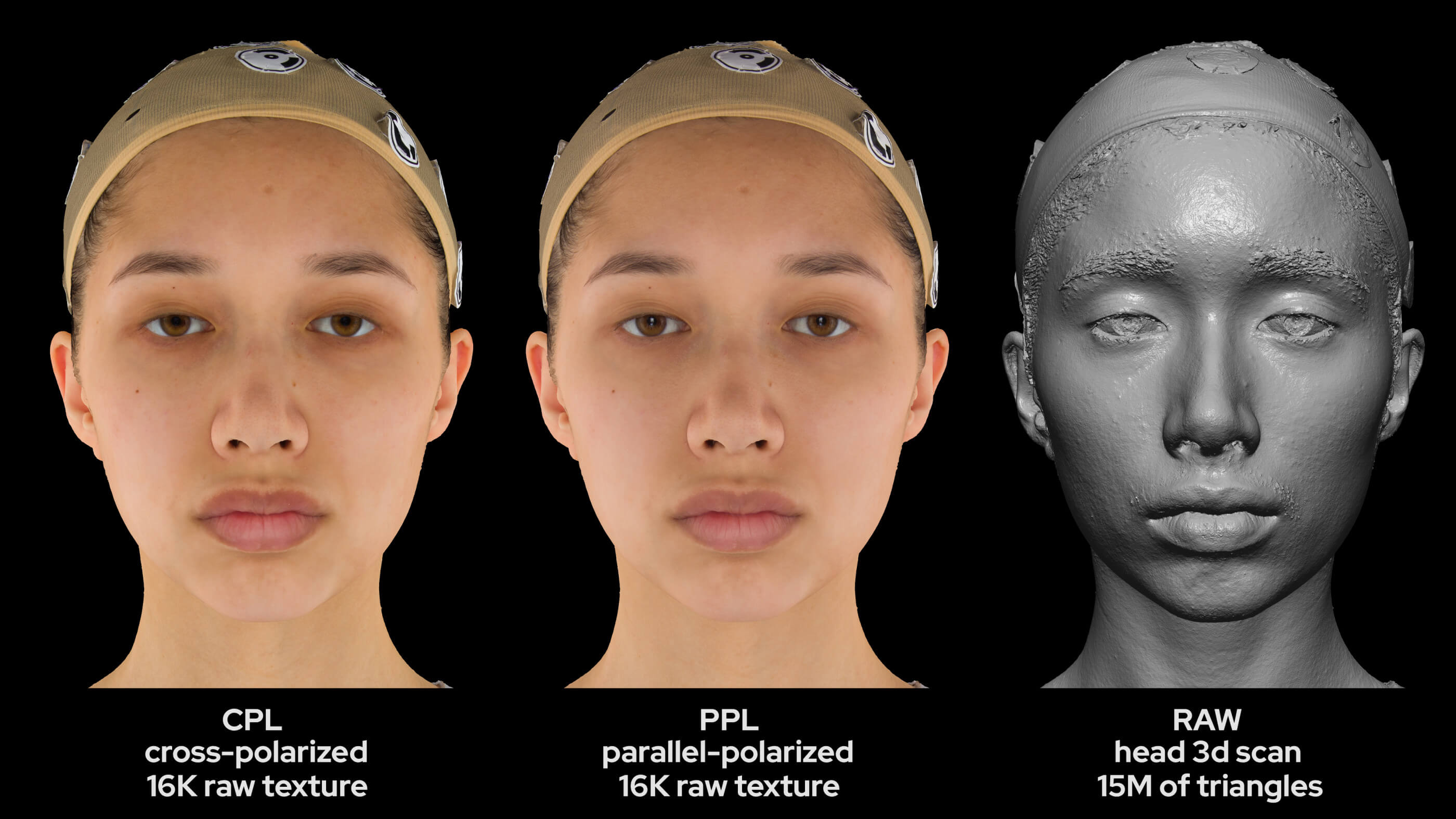 European Female 20S Head Scan 024 - 3D Model by deep3dstudio