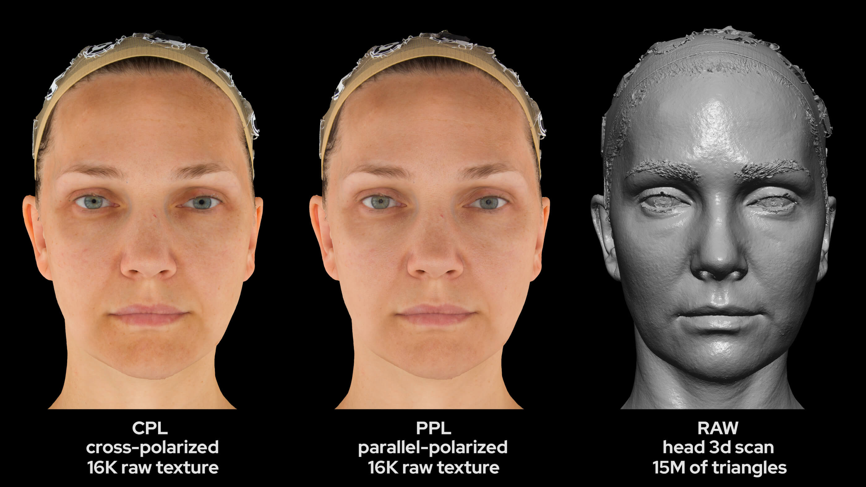 European Female 40S Head Scan 004 - 3D Model by deep3dstudio