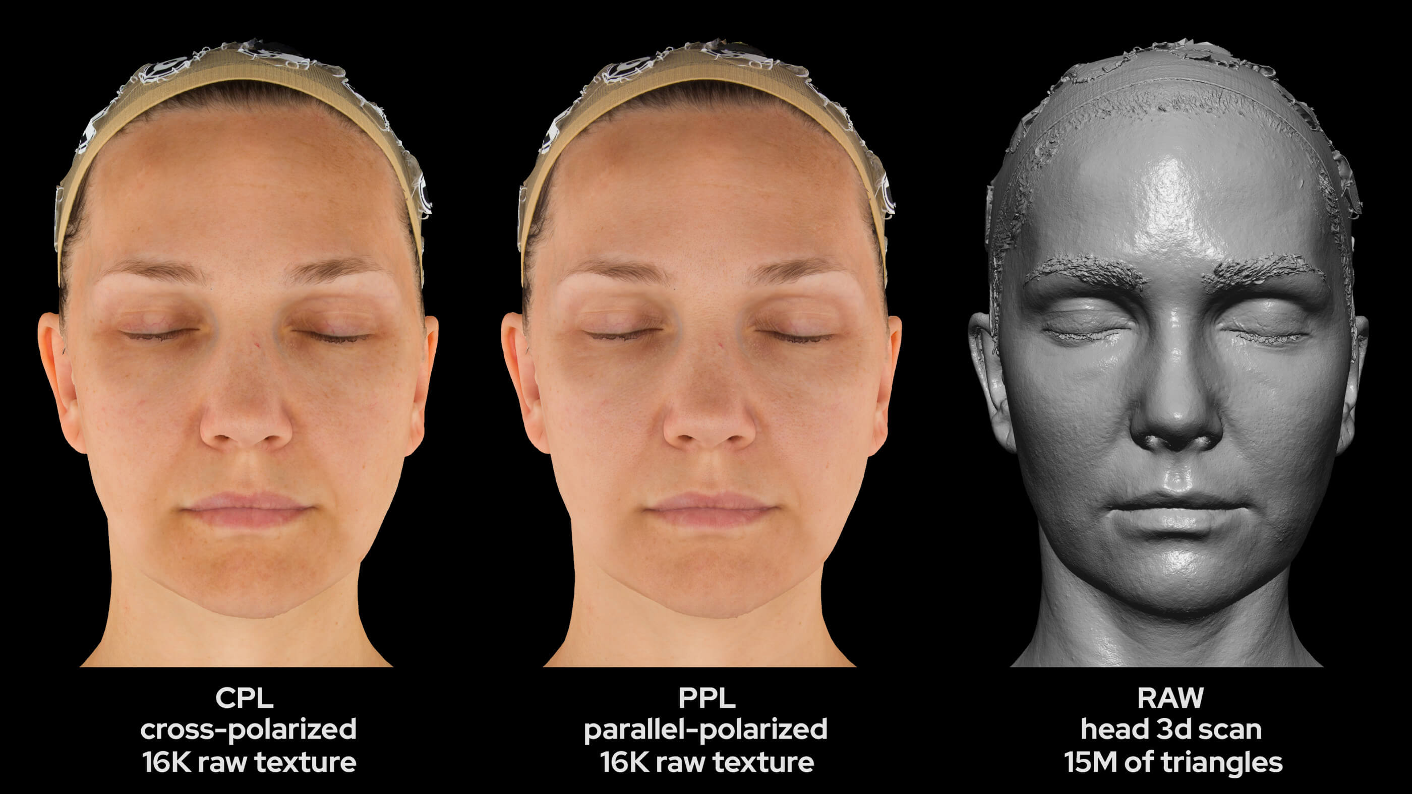 European Female 40S Head Scan 004 - 3D Model by deep3dstudio