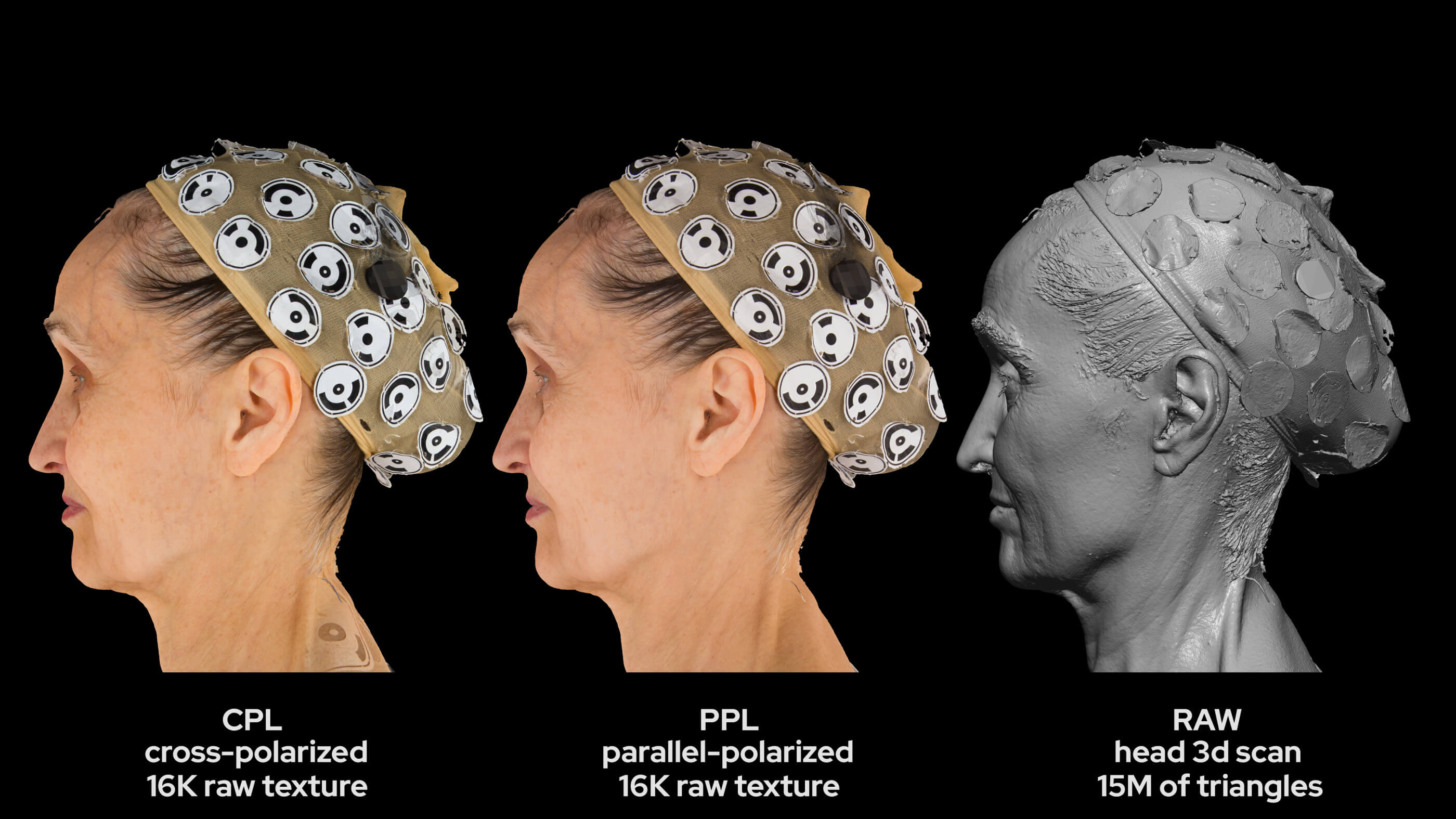 European Female 60S Head Scan 002 - 3D Model by deep3dstudio