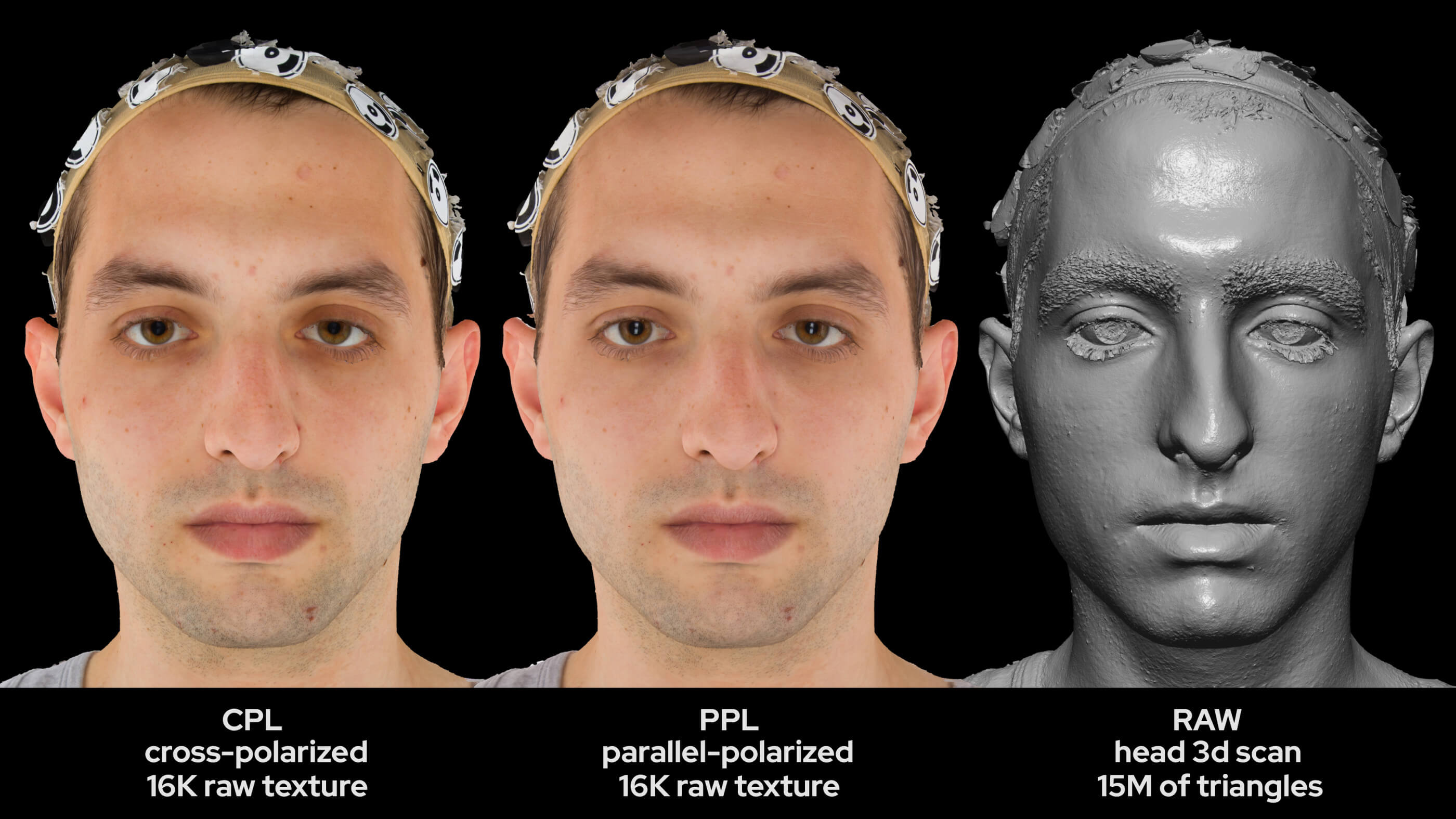 European Male 20S Head Scan 001 - 3D Model by deep3dstudio