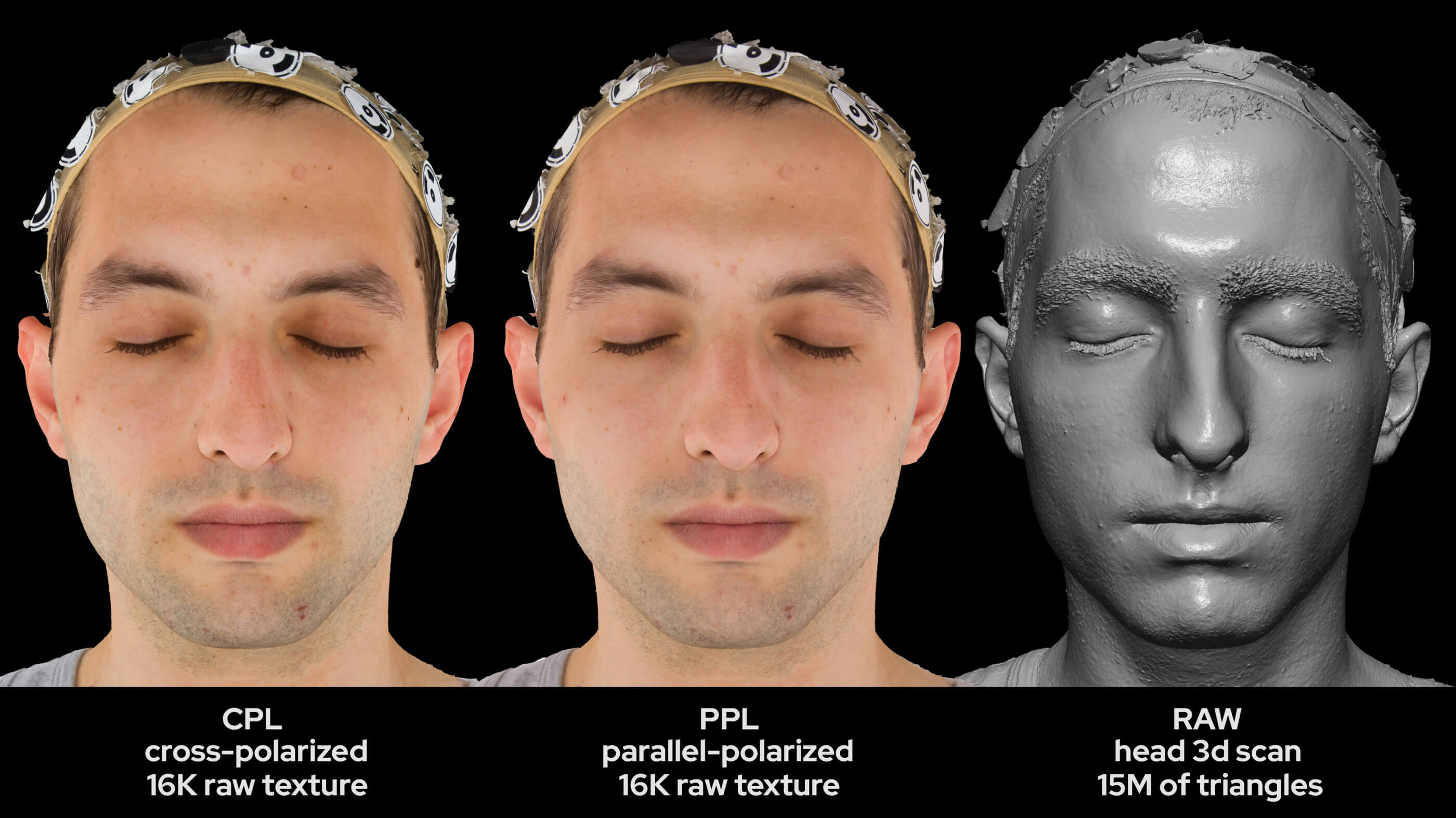 European Male 20S Head Scan 001 - 3D Model by deep3dstudio