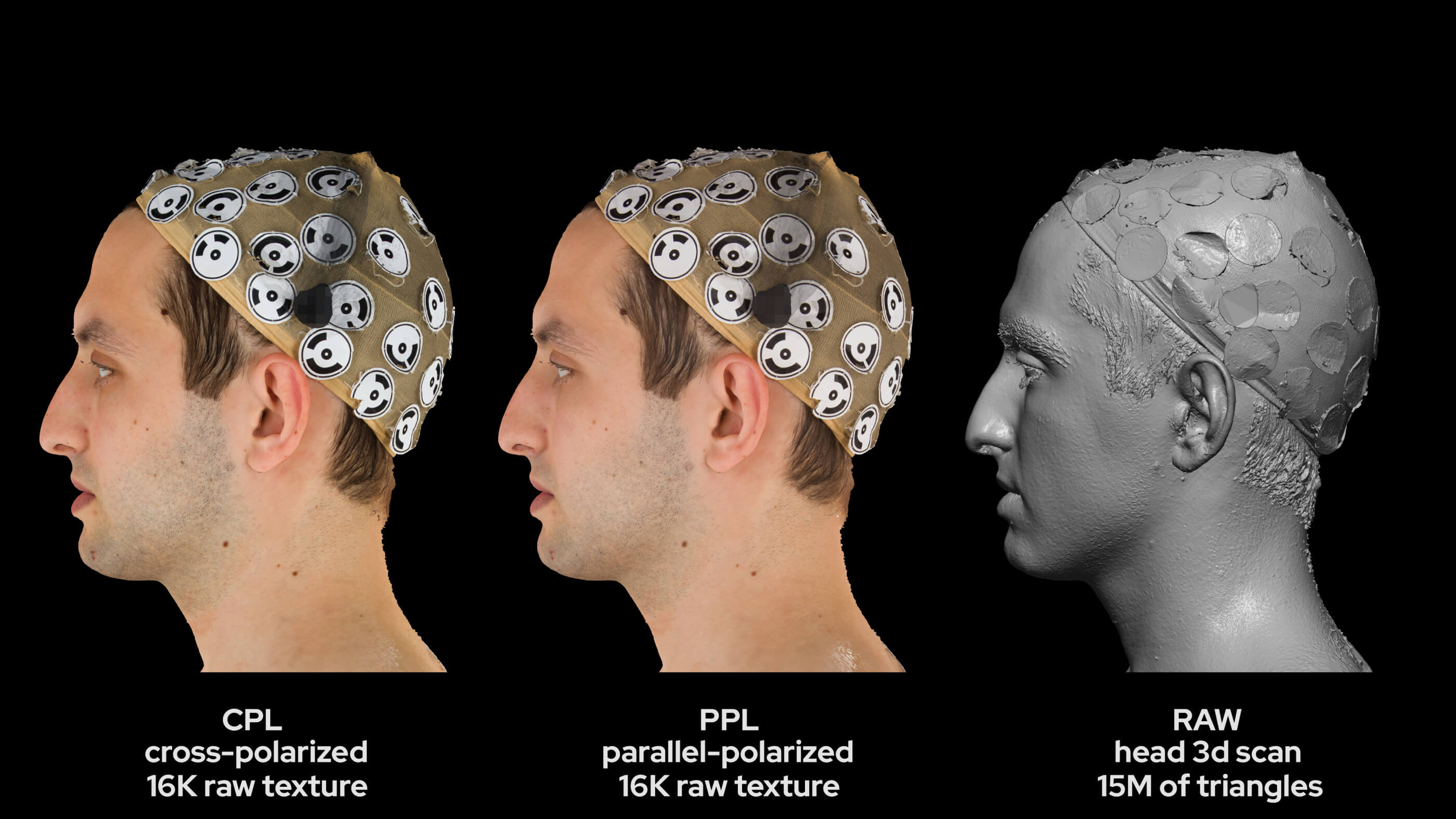 European Male 20S Head Scan 001 - 3D Model by deep3dstudio