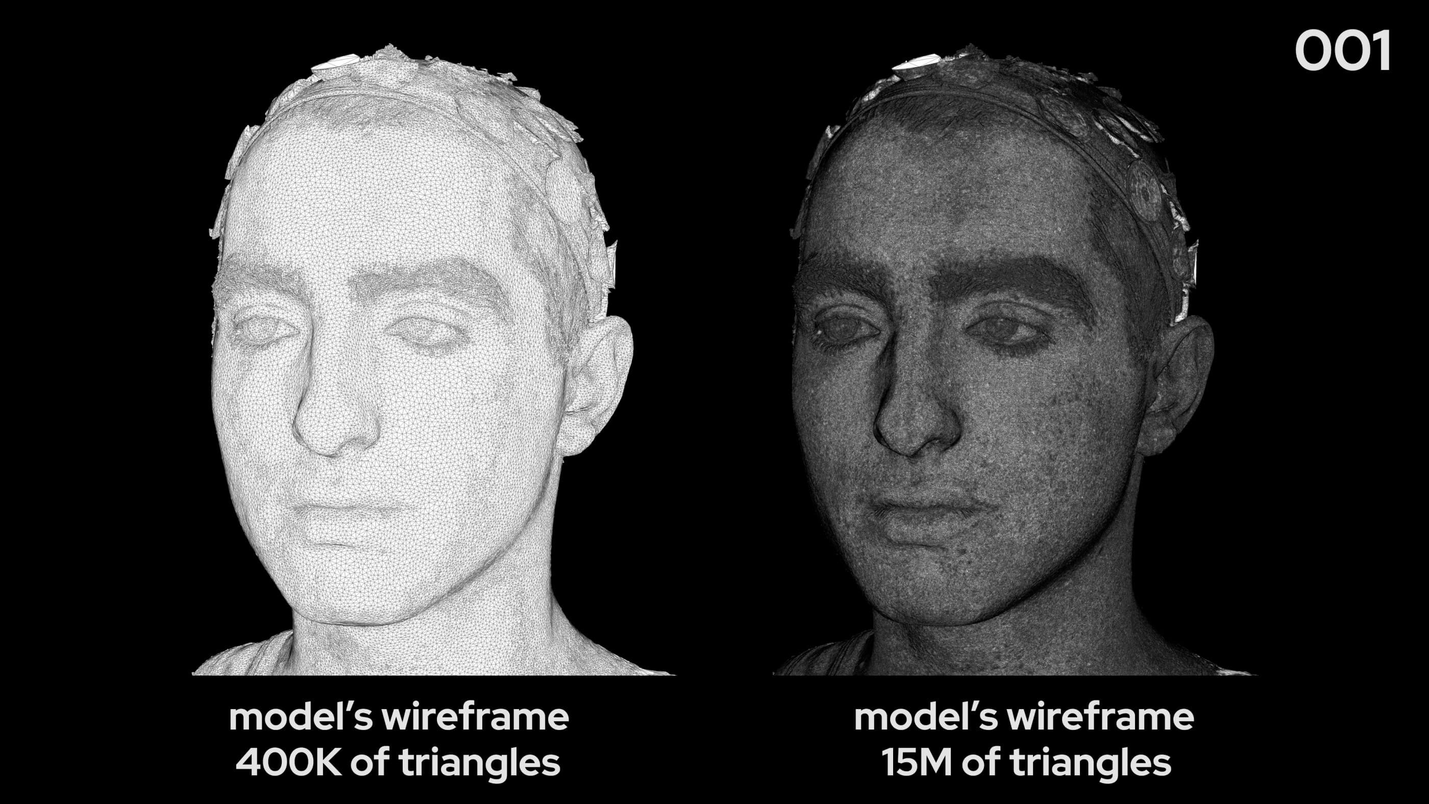 European Male 20S Head Scan 001 - 3D Model by deep3dstudio