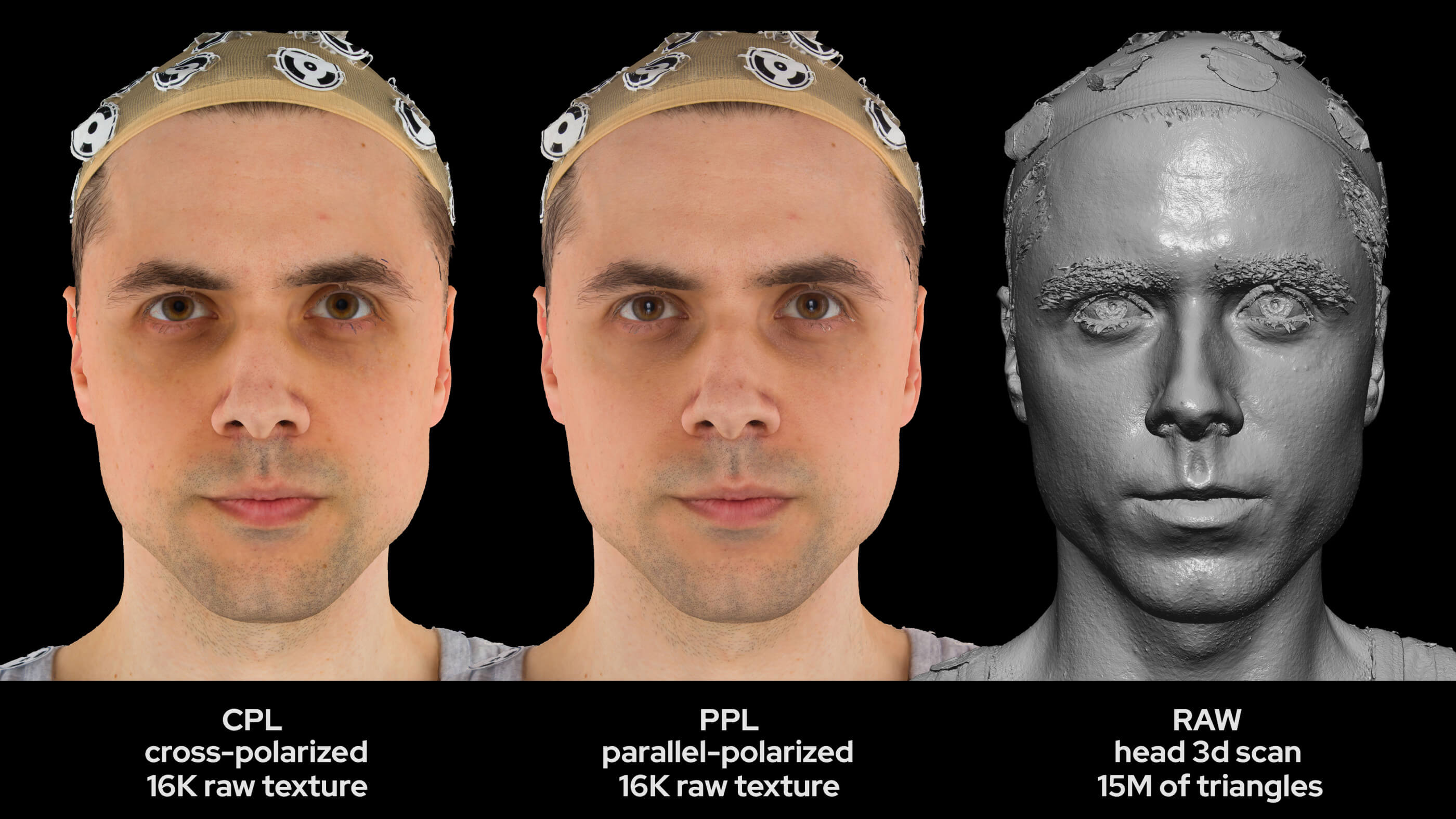 European Male 30S Head Scan 006 - 3D Model by deep3dstudio