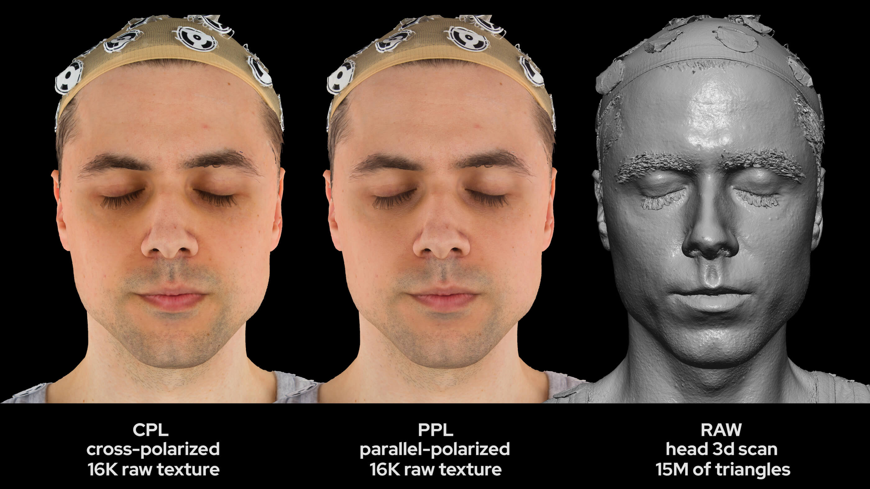 European Male 30S Head Scan 006 - 3D Model by deep3dstudio