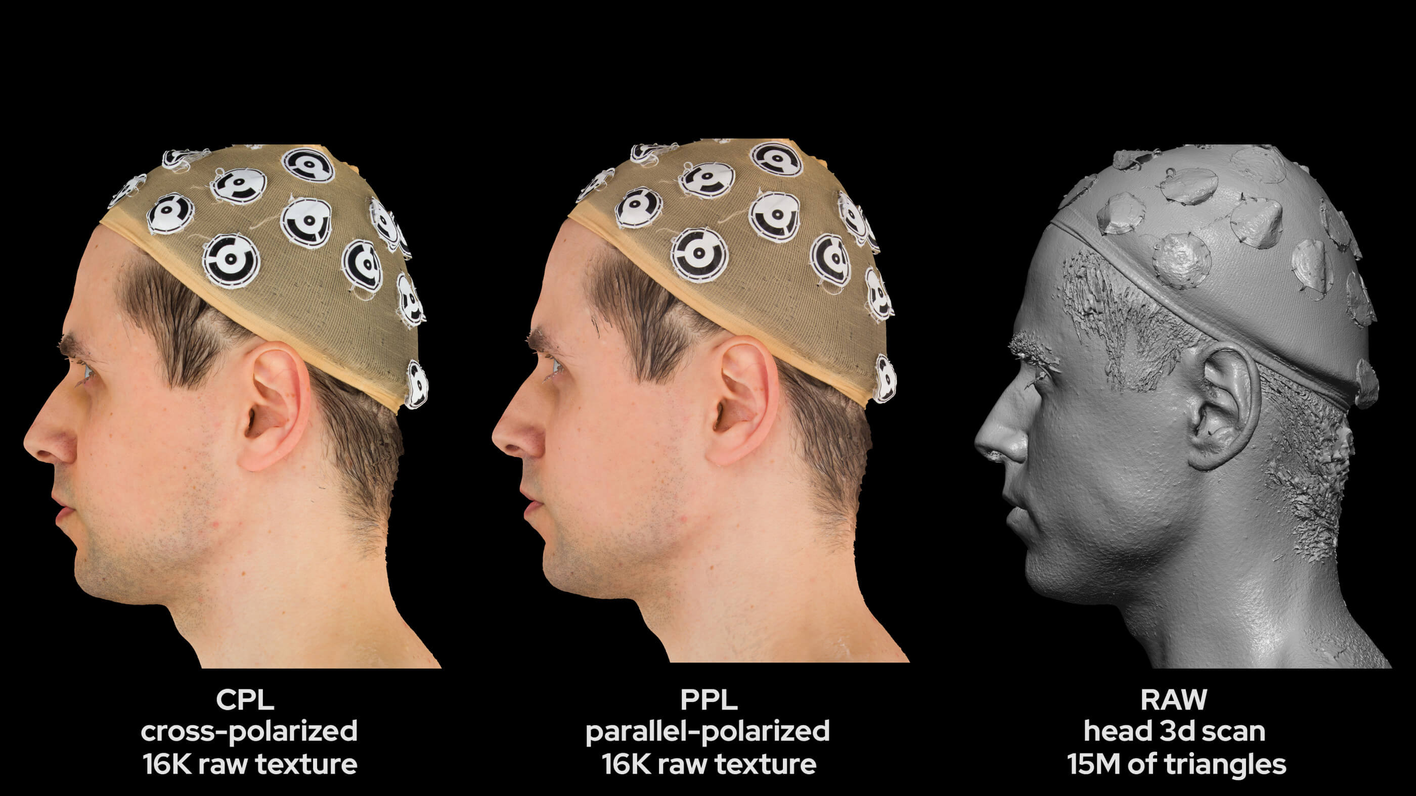 European Male 30S Head Scan 006 - 3D Model by deep3dstudio
