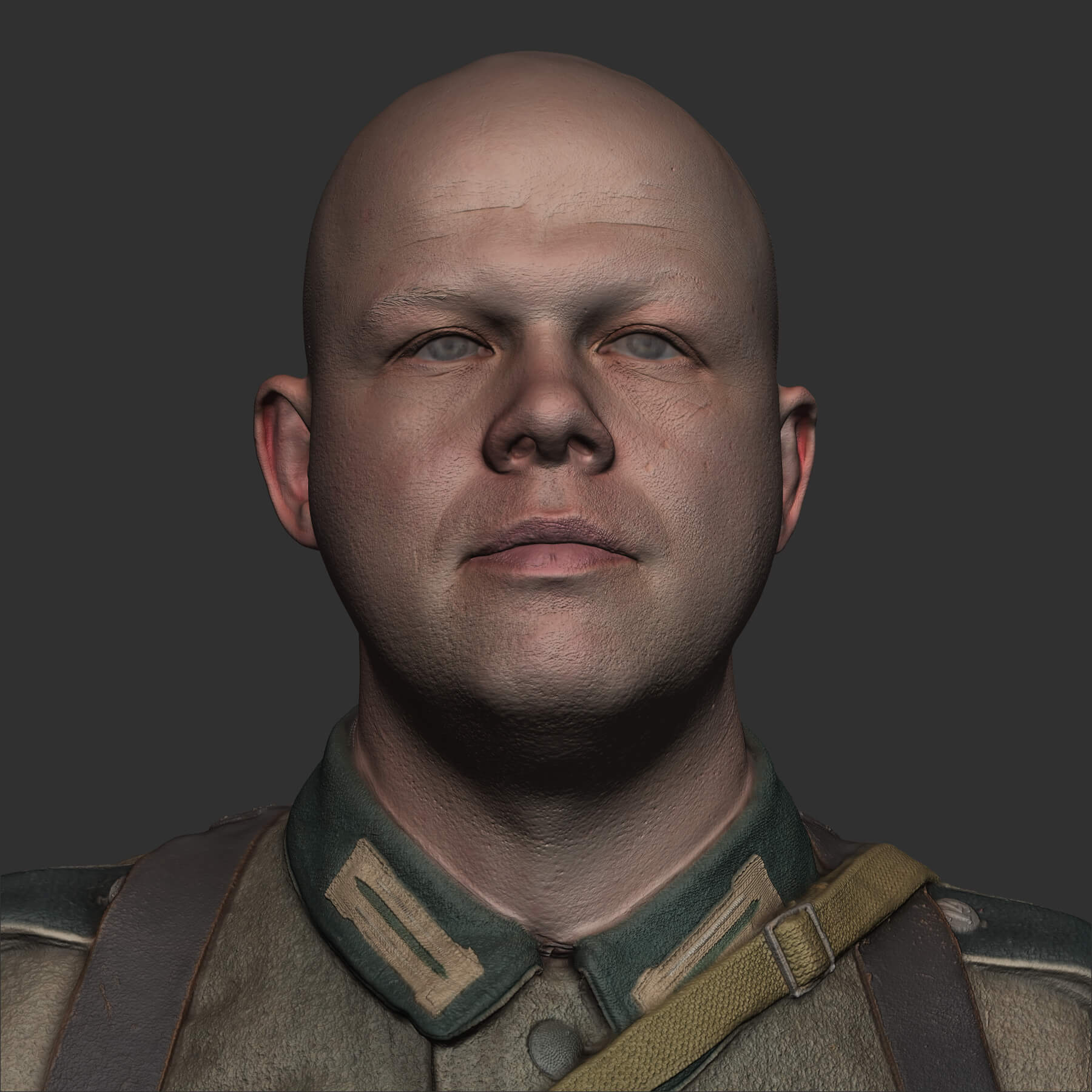 German Wehrmacht Soldier Ready for Animation 423 - 3D Model by deep3dstudio