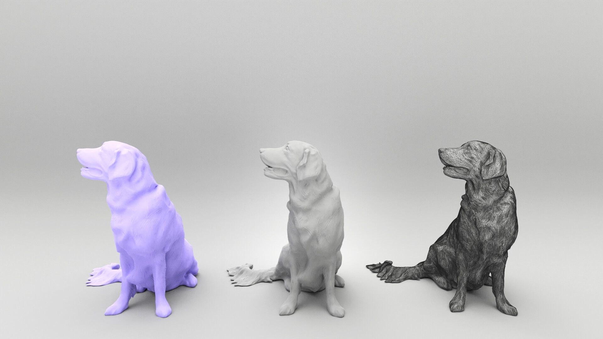 Golden Retriever 38 - 3D Model by deep3dstudio