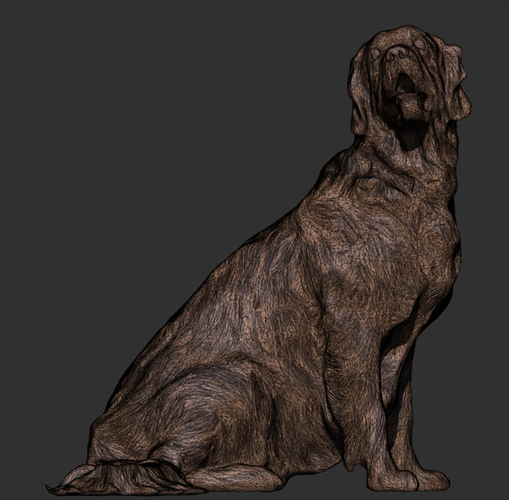 Golden Retriever 38 - 3D Model by deep3dstudio