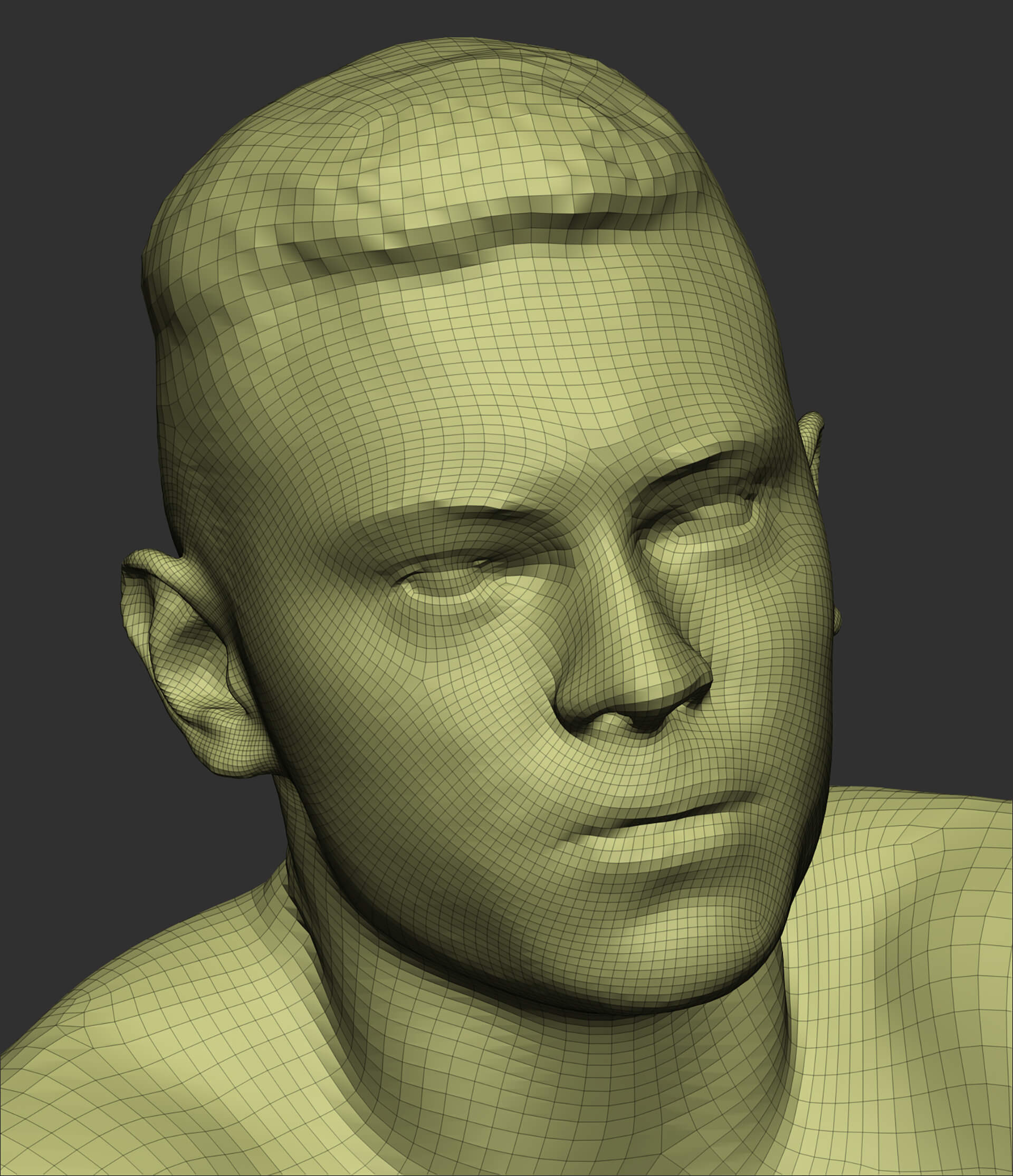 Handsome Guy With Bare Torso 414 - 3D Model by deep3dstudio