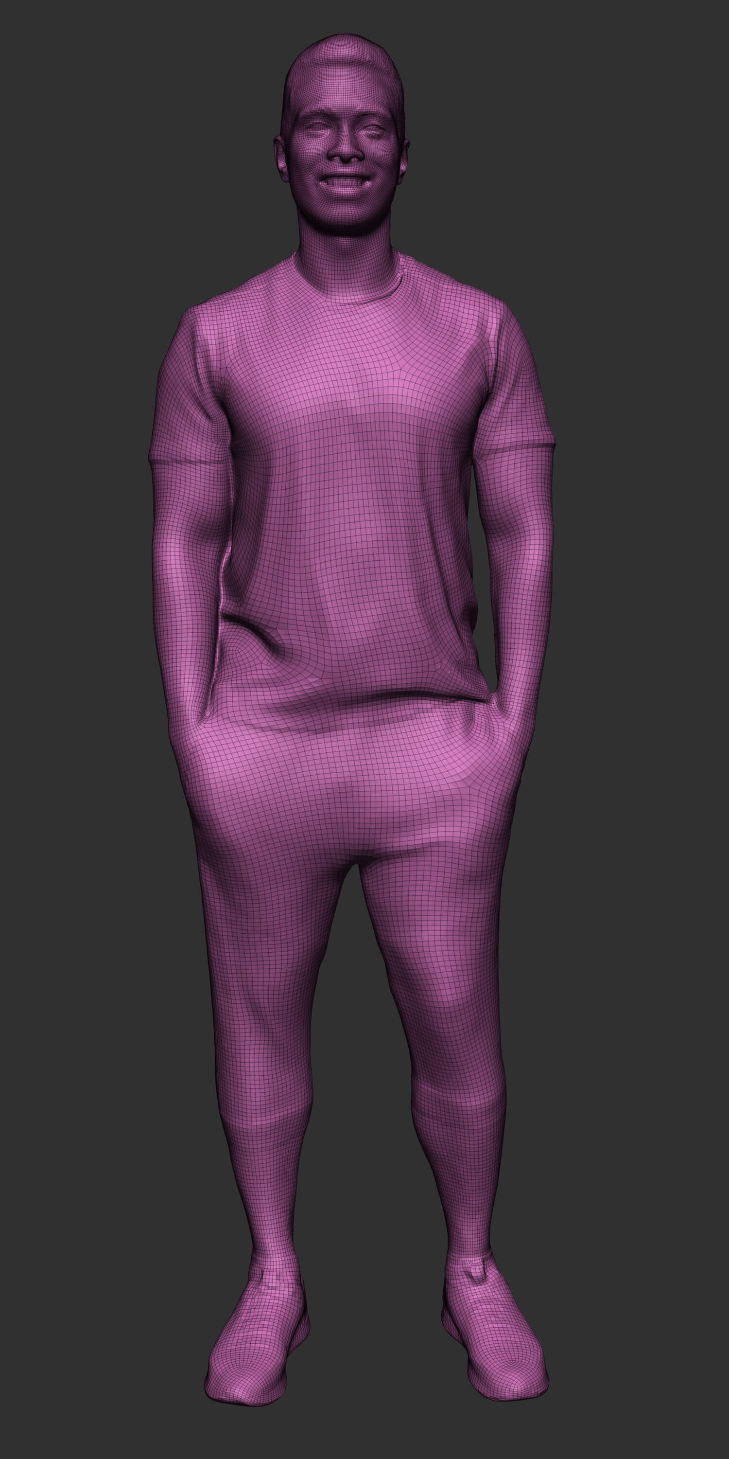 Handsome Man in Sportswear 428 - 3D Model by deep3dstudio