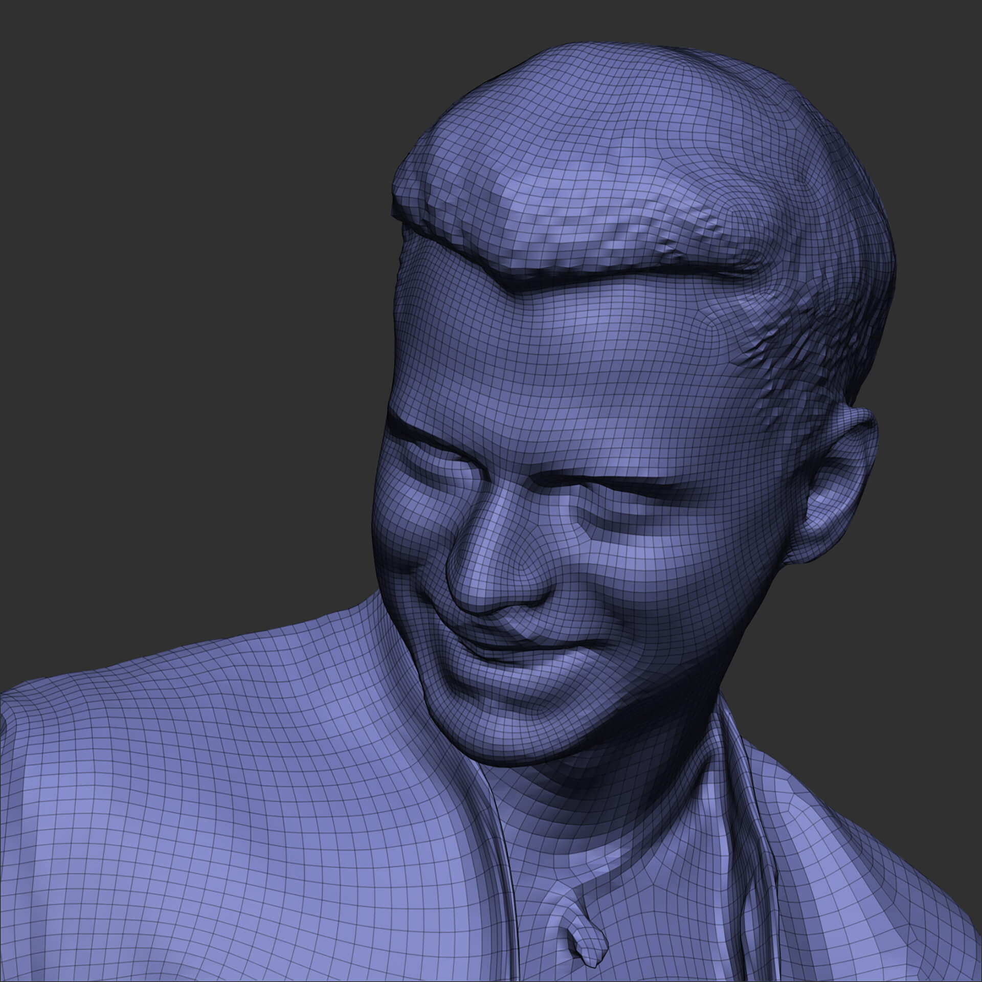 Handsome Man Running 407 - 3D Model by deep3dstudio