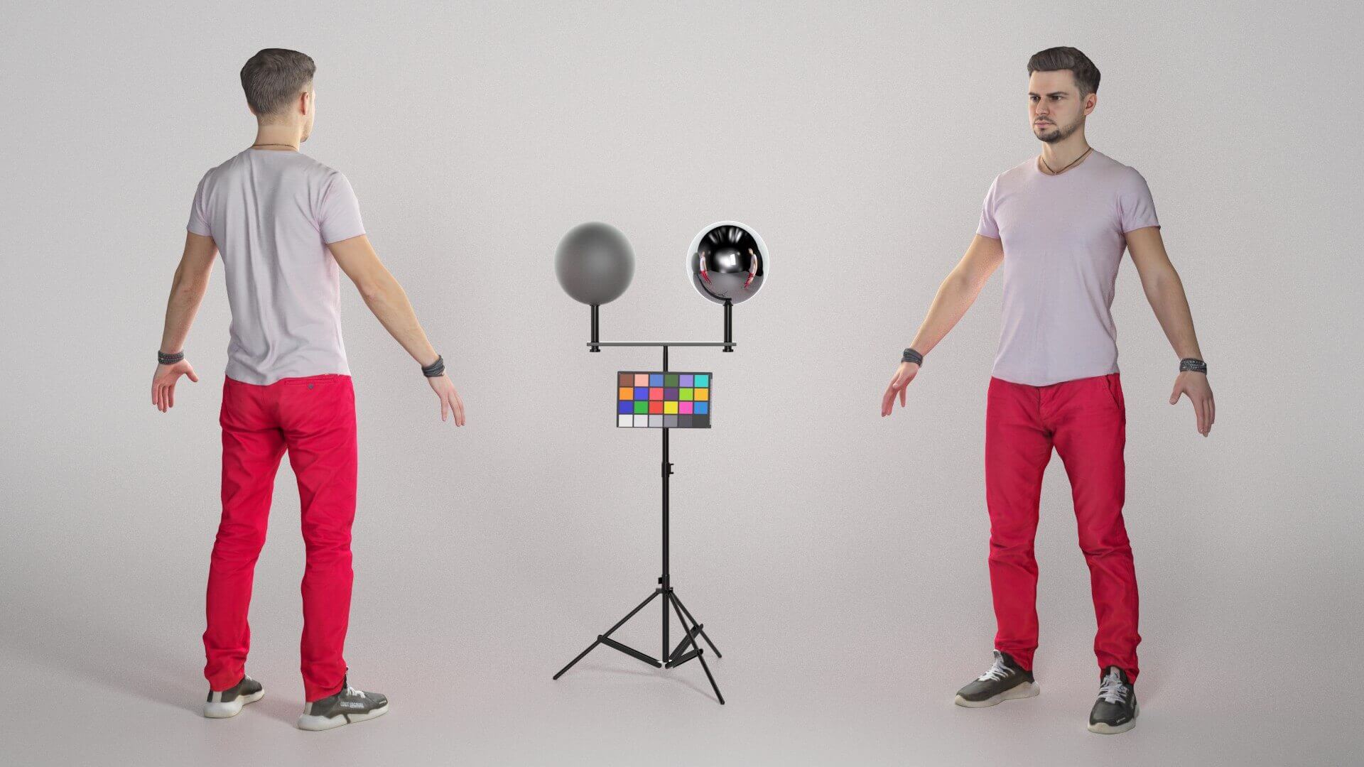 Handsome Young Man in A-Pose 337 3D Model by deep3dstudio