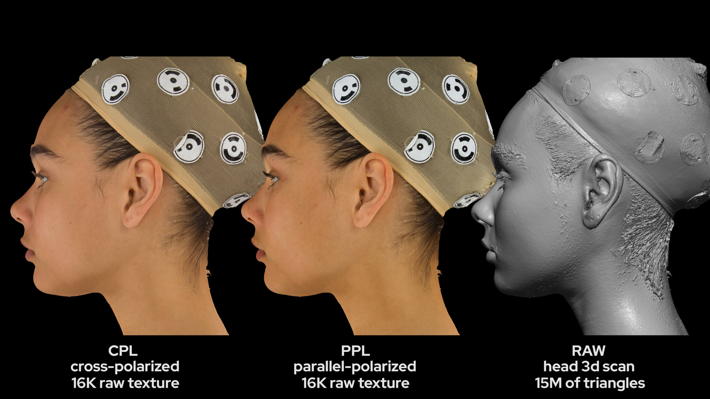 Hispanic Female 20S Head Scan 029 - 3D Model by deep3dstudio