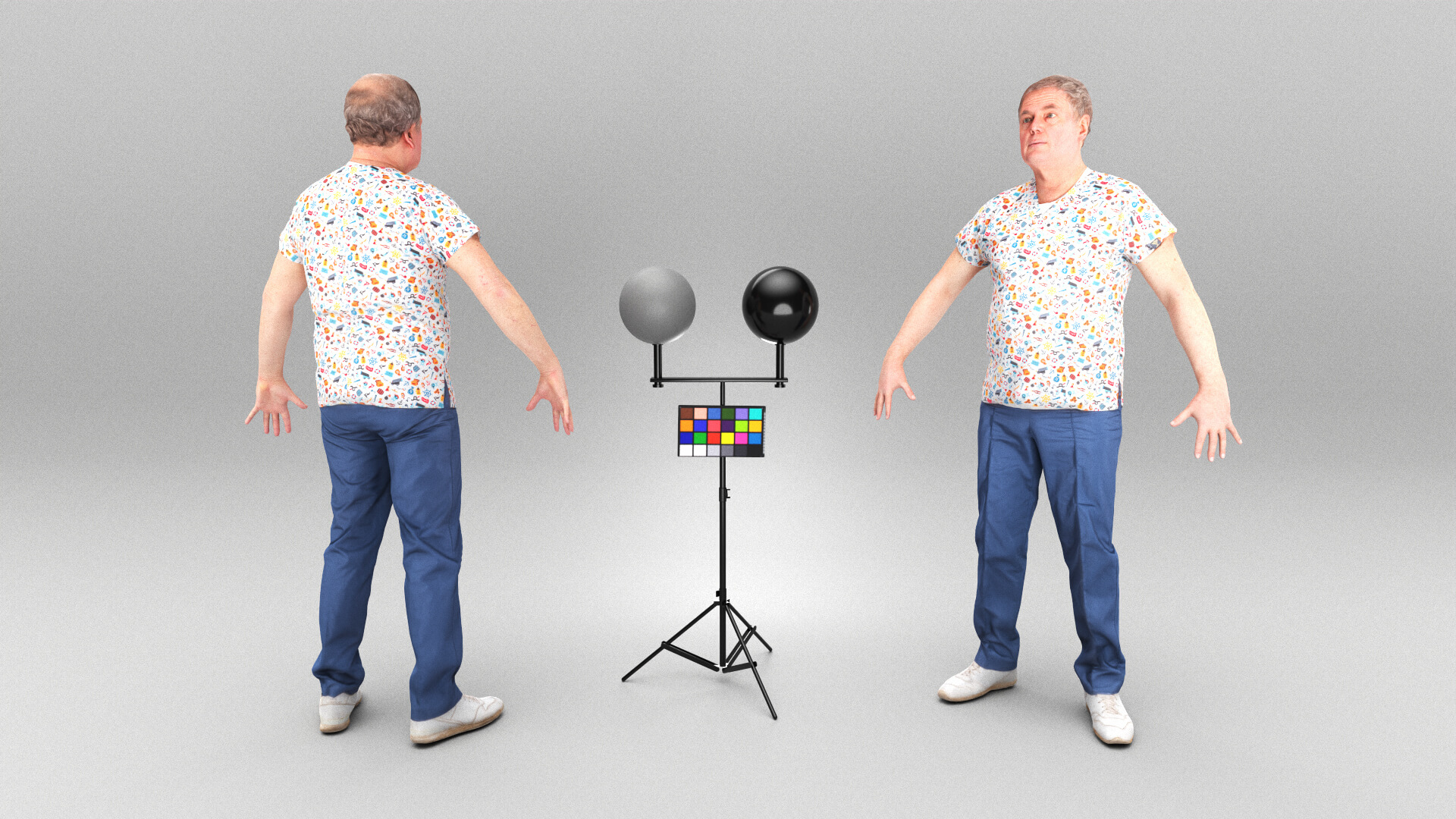 Male Doctor Ready for Animation 402 - 3D Model by deep3dstudio