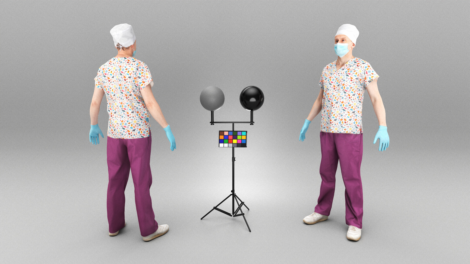 Male Surgeon Ready for Surgery in A-Pose 426 3D Model by deep3dstudio