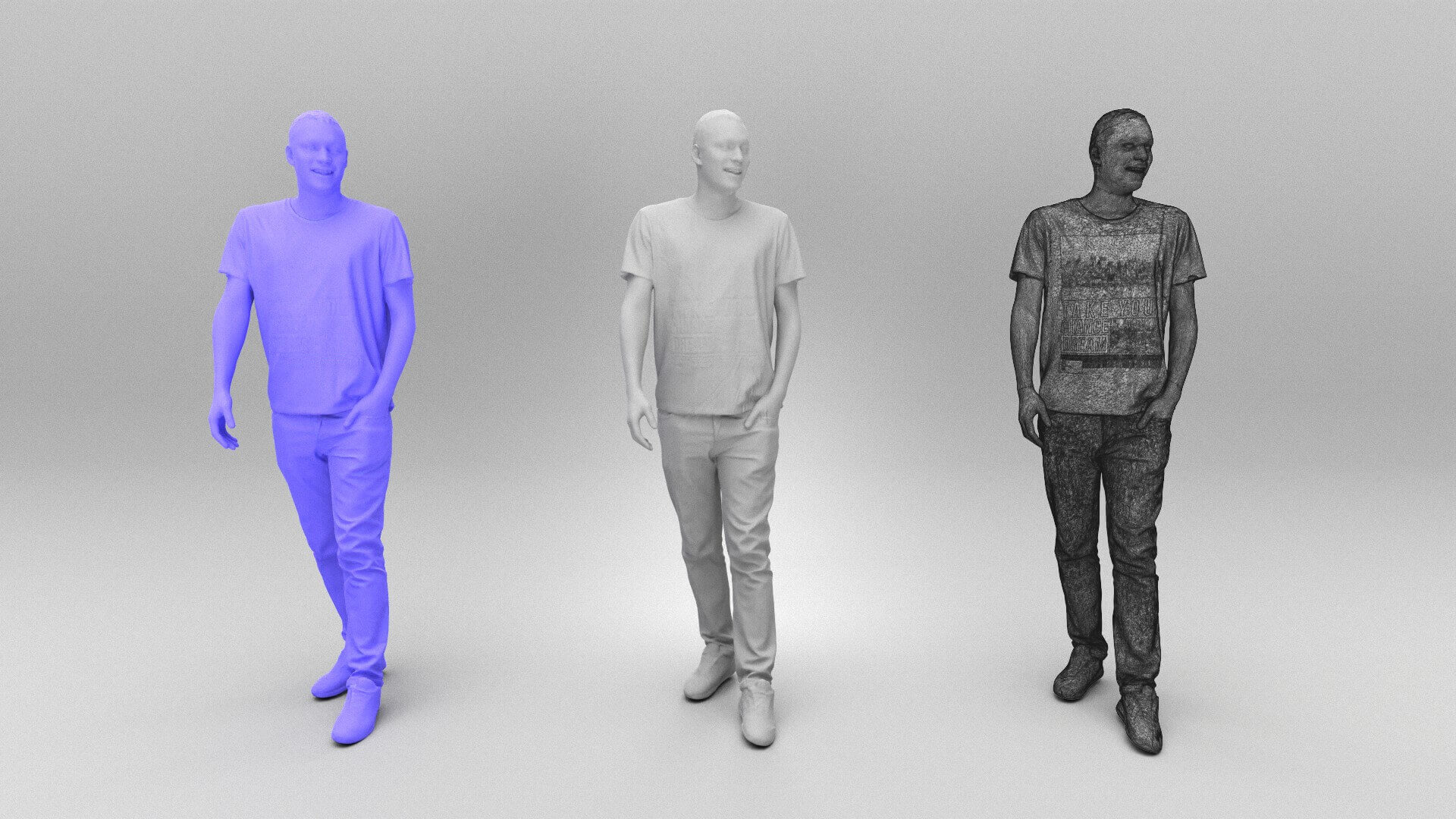 Man in Casual Walking 362 - 3D Model by deep3dstudio