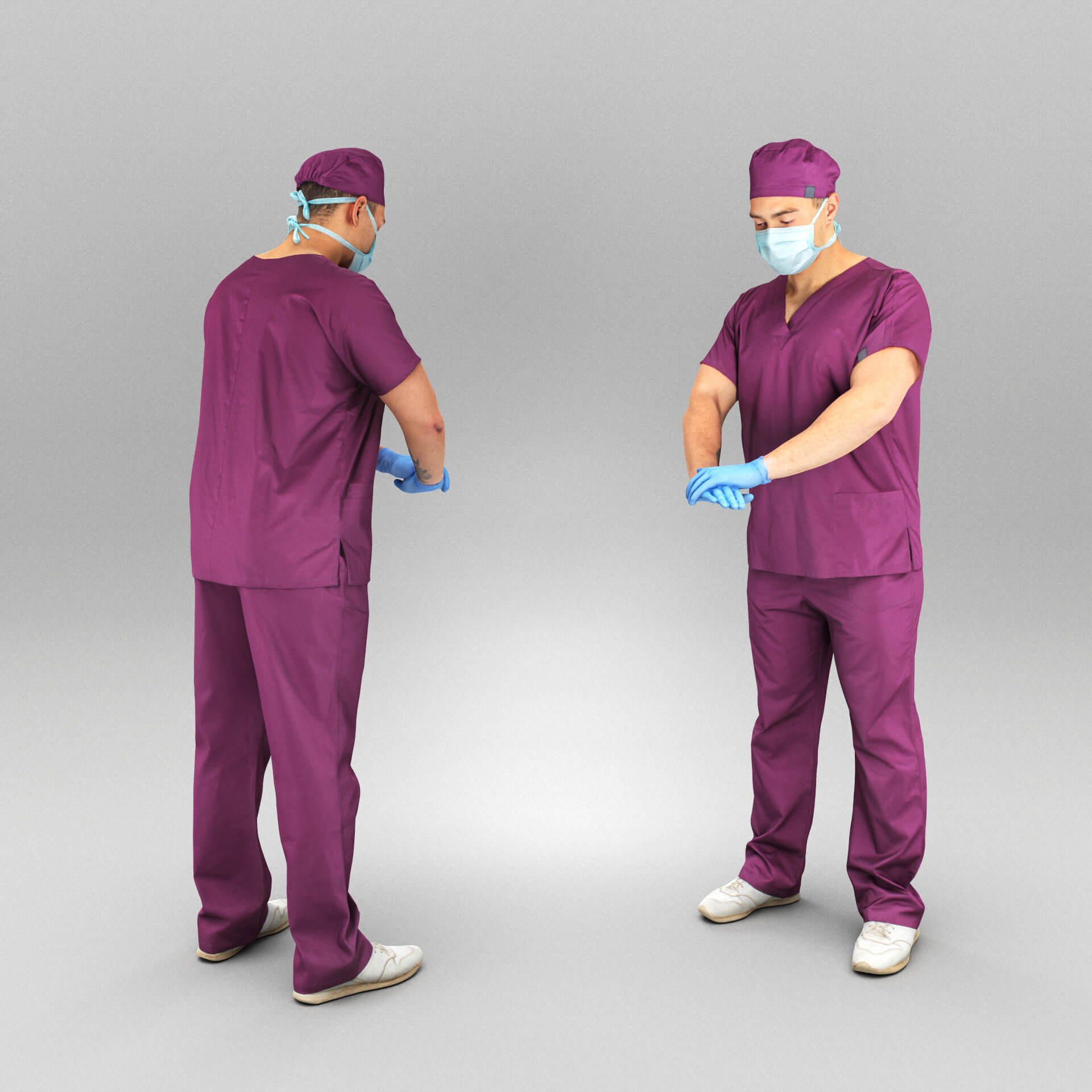 Medical Doctor Performing Cpr 432 - 3D Model by deep3dstudio