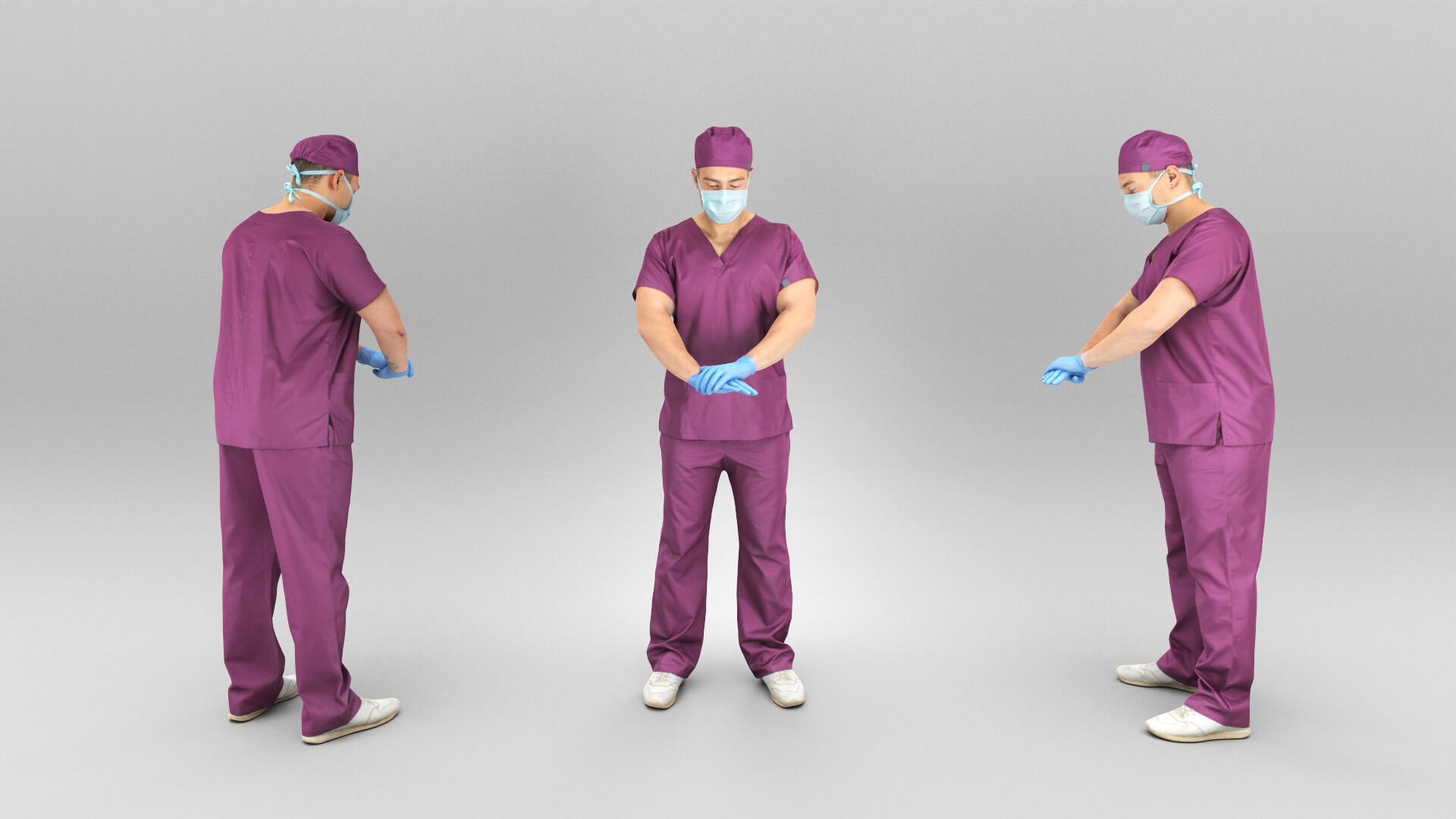 Medical Doctor Performing Cpr 432 - 3D Model by deep3dstudio