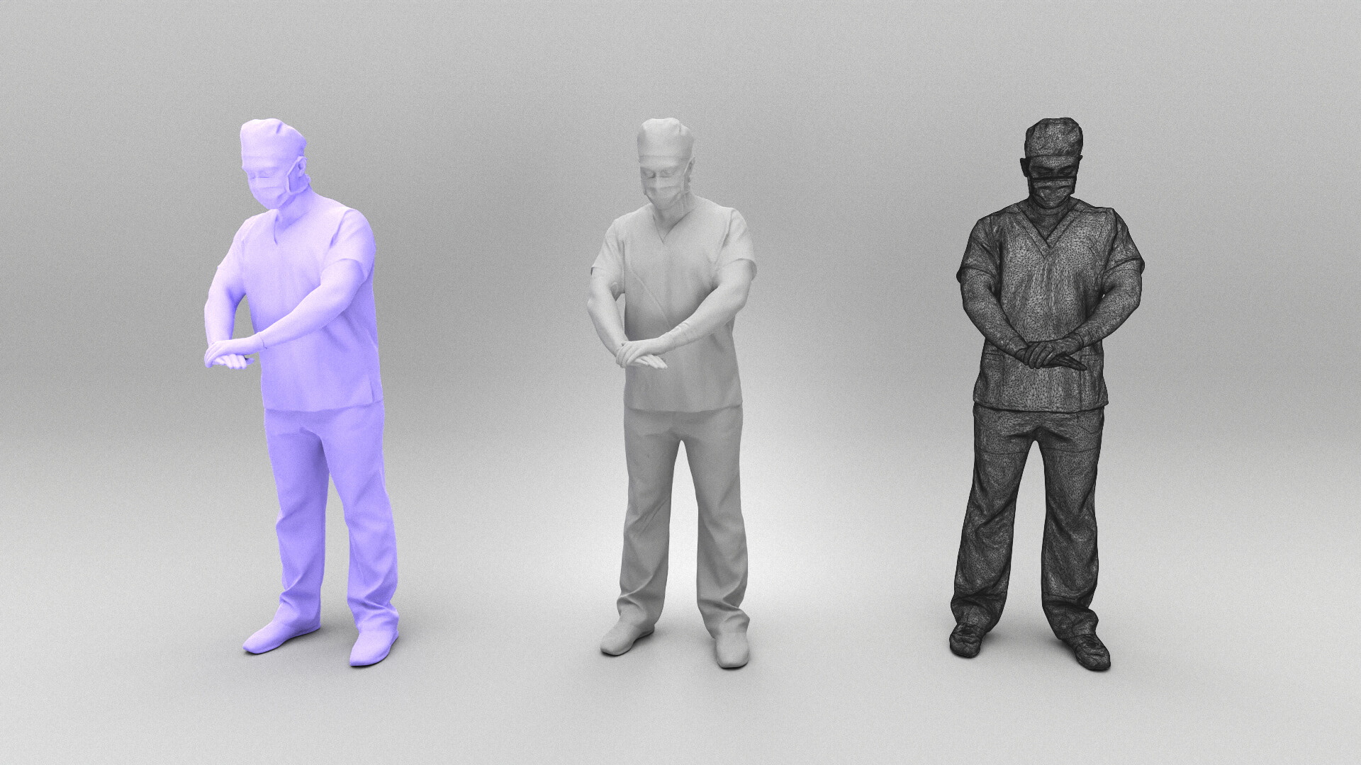 Medical Doctor Performing Cpr 432 - 3D Model by deep3dstudio