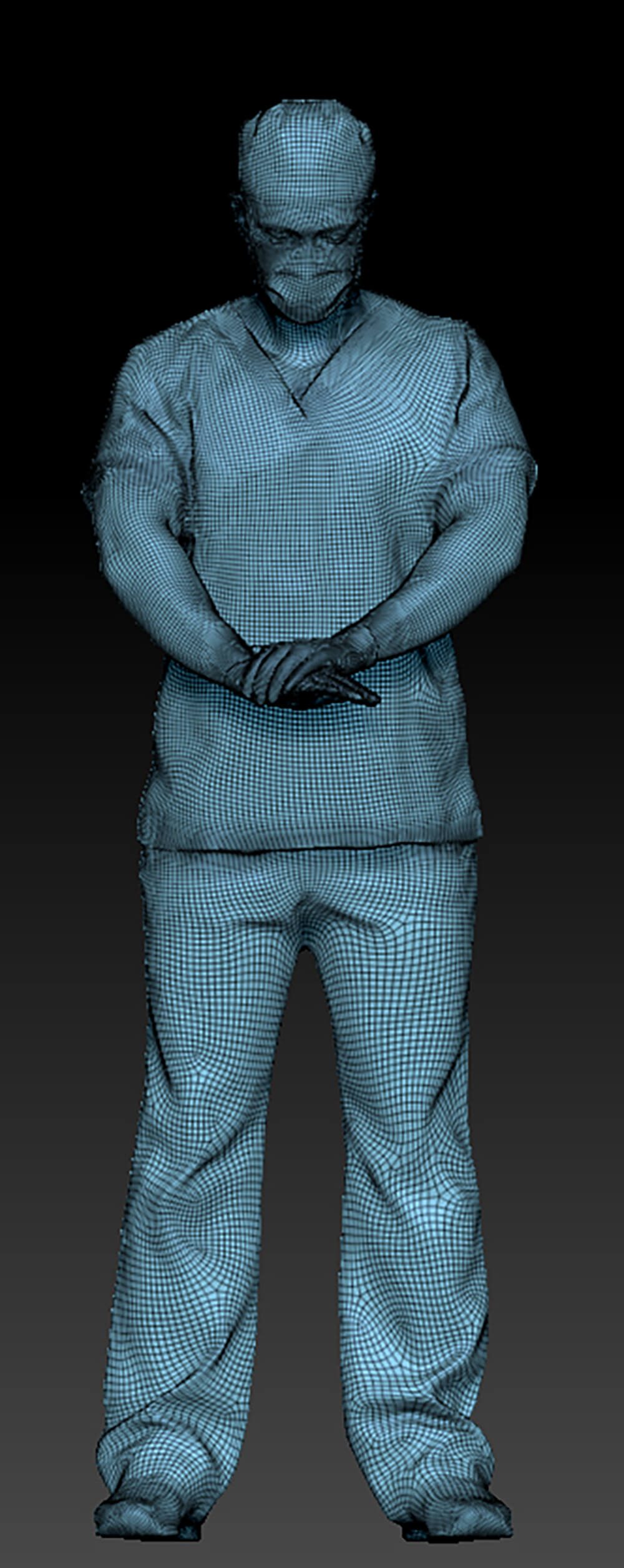 Medical Doctor Performing Cpr 432 - 3D Model by deep3dstudio