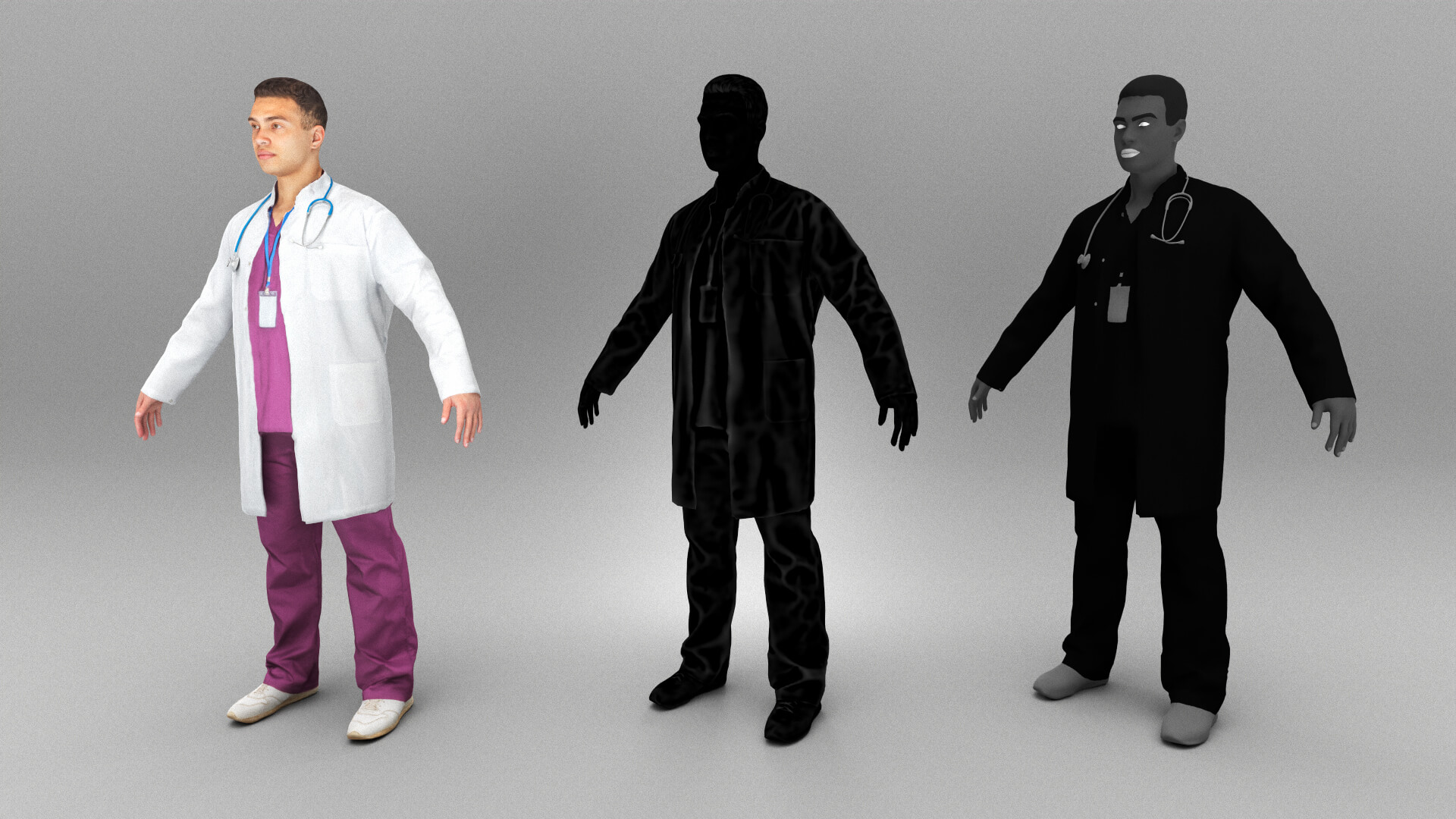 Medical Doctor Ready for Animation 439 - 3D Model by deep3dstudio