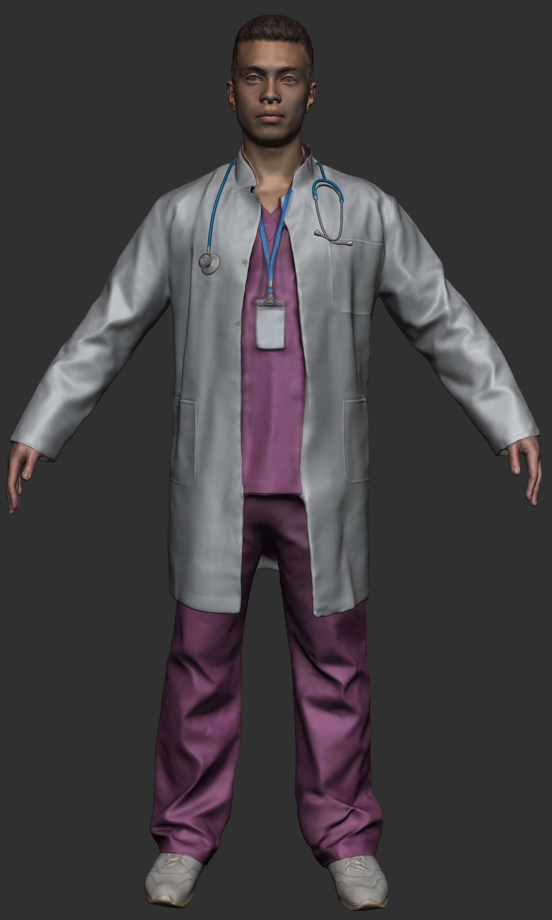 Medical Doctor Ready for Animation 439 - 3D Model by deep3dstudio