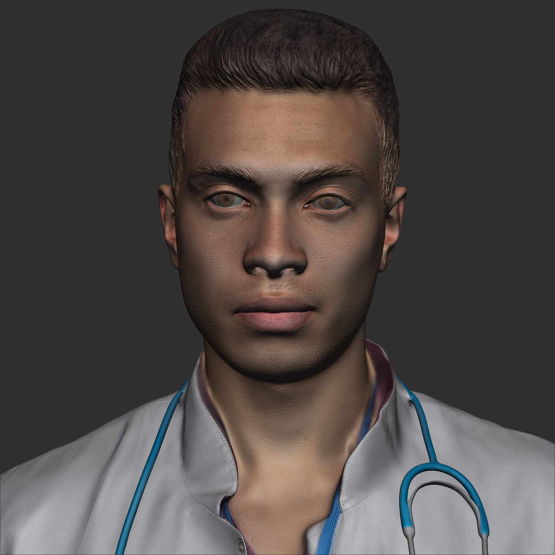 Medical Doctor Ready for Animation 439 - 3D Model by deep3dstudio