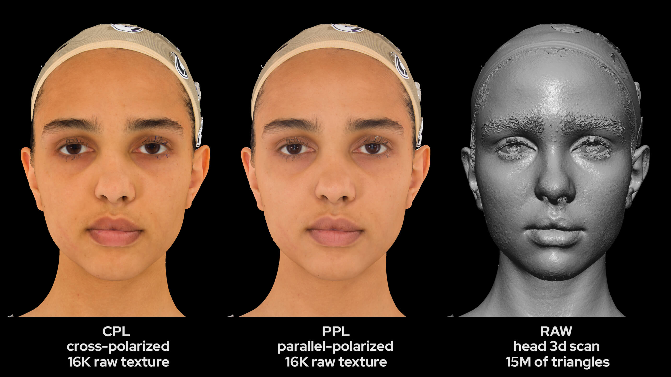 Middle East Female 20S Head Scan 033 - 3D Model by deep3dstudio