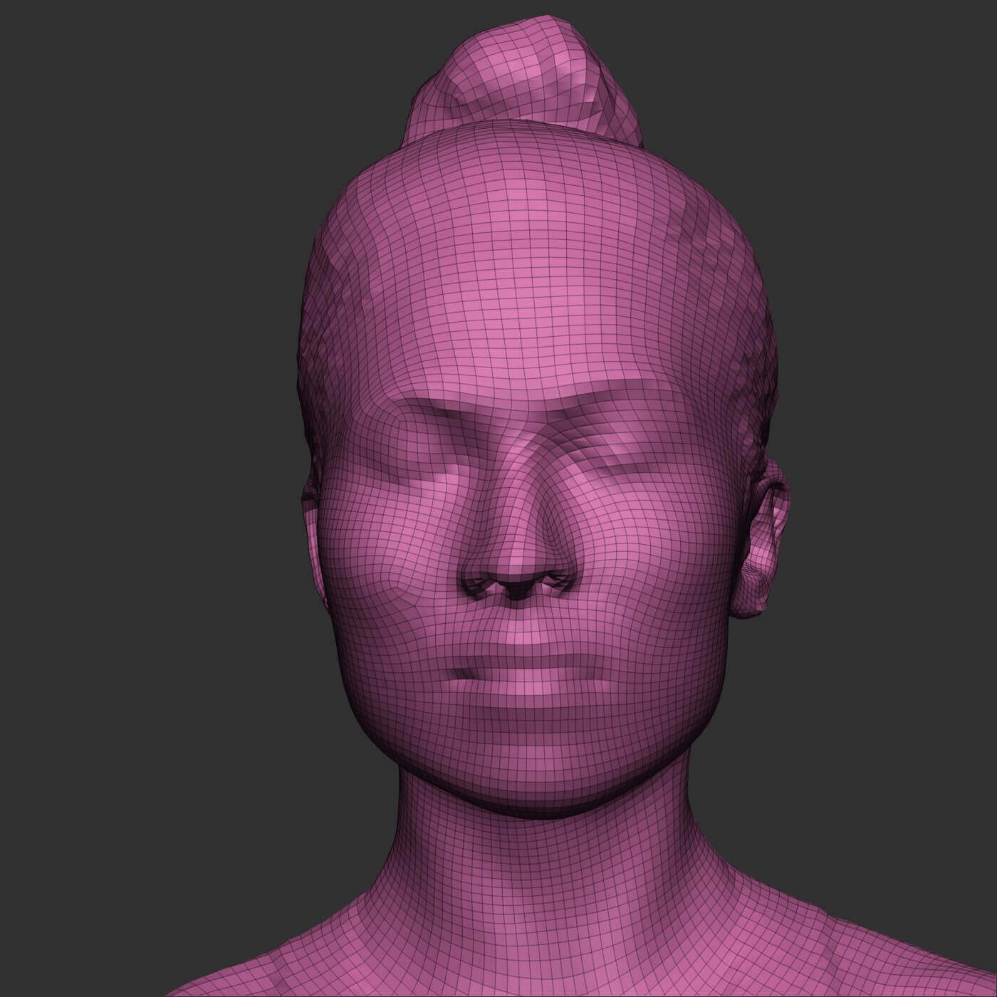 Sporty Young Woman Meditating 378 - 3D Model by deep3dstudio