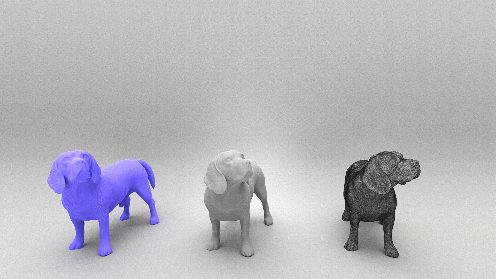 Walking Dog 27 - 3D Model by deep3dstudio